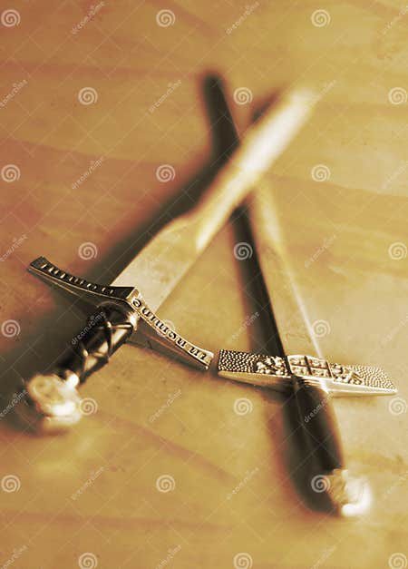 Two swords stock photo. Image of ages, grunge, middle - 15264654