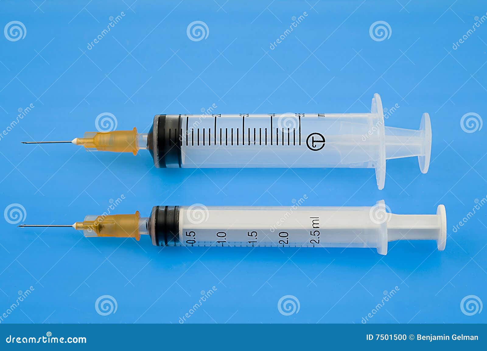 Two syringe stock photo. Image of drop, vaccination, hospital - 7501500