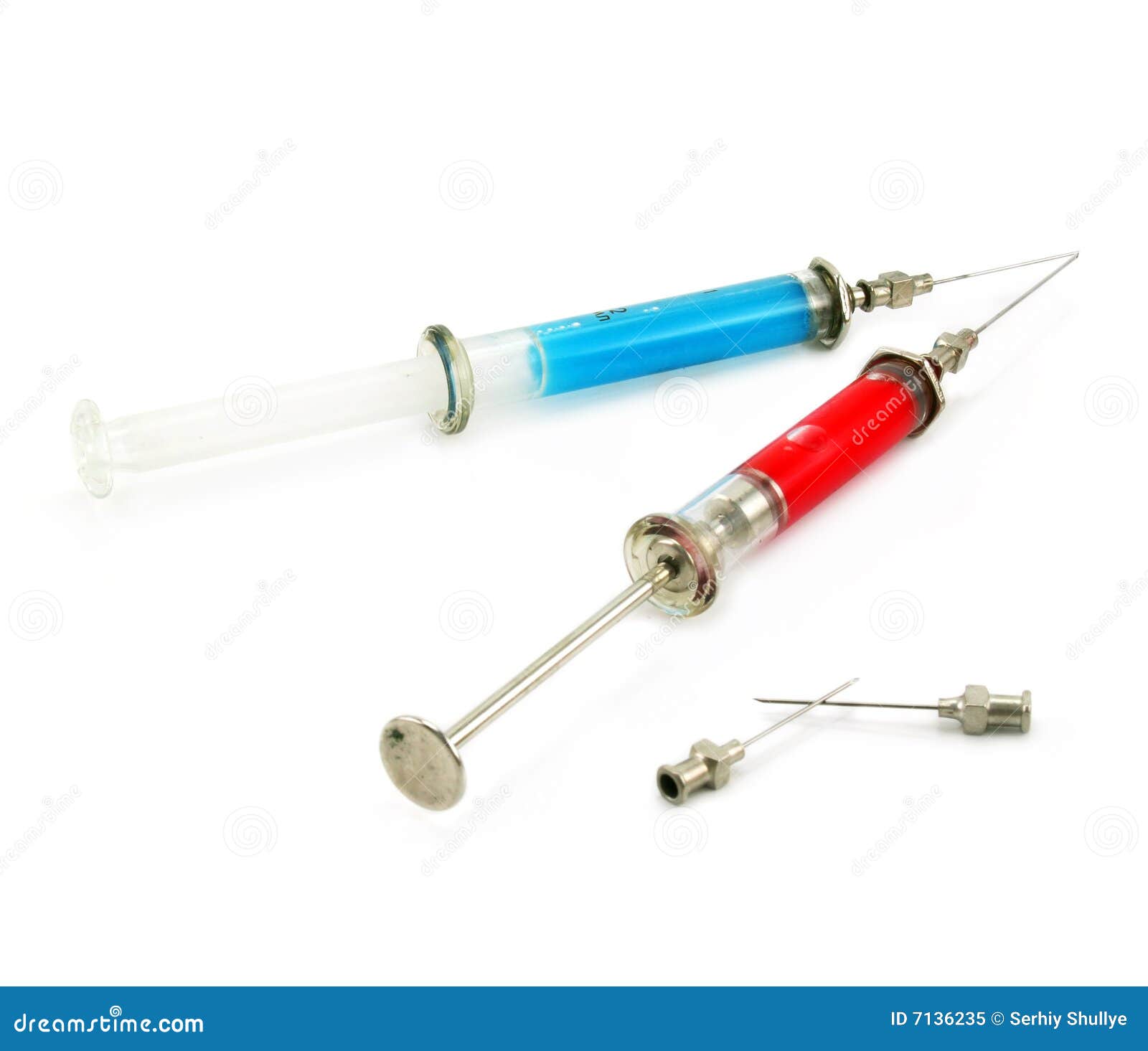 Two Syringes with Acid Substance Stock Image - Image of abuser, dope ...
