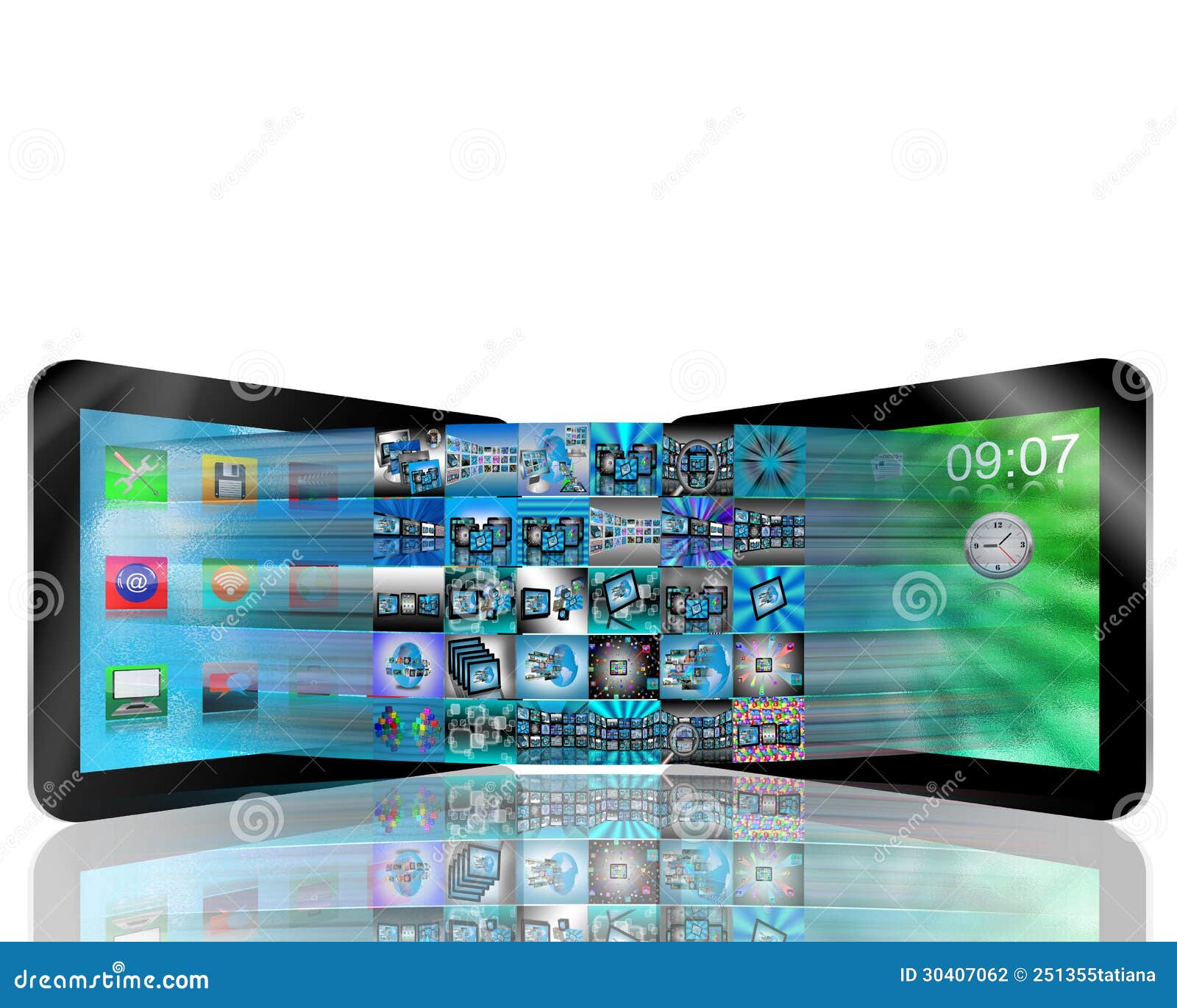 Two tablets stock photo. Image of concept, internet, cellphone - 30407062