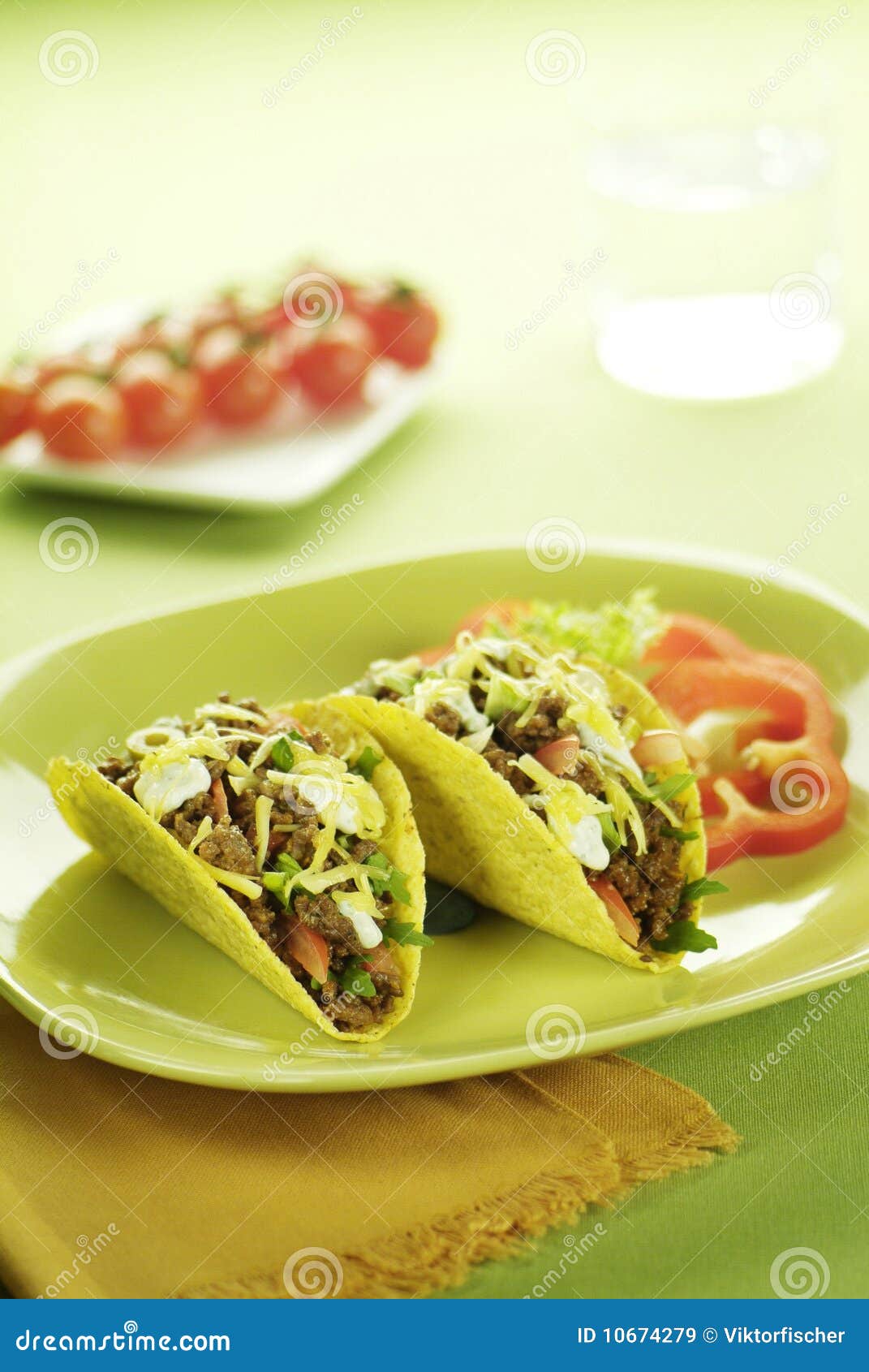 Two Tacos Stock Images - Download 570 Royalty Free Photos