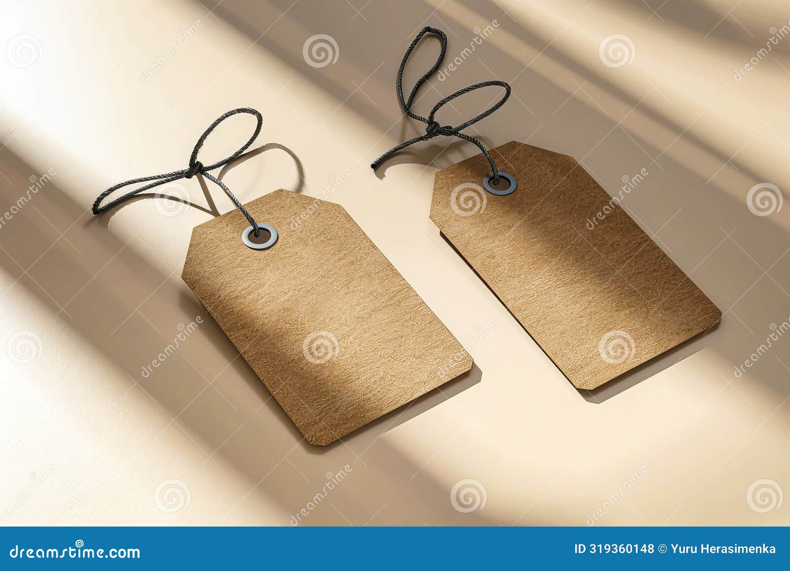 Two Tags are Connected by a Swirling String, Symbolizing Unity and ...