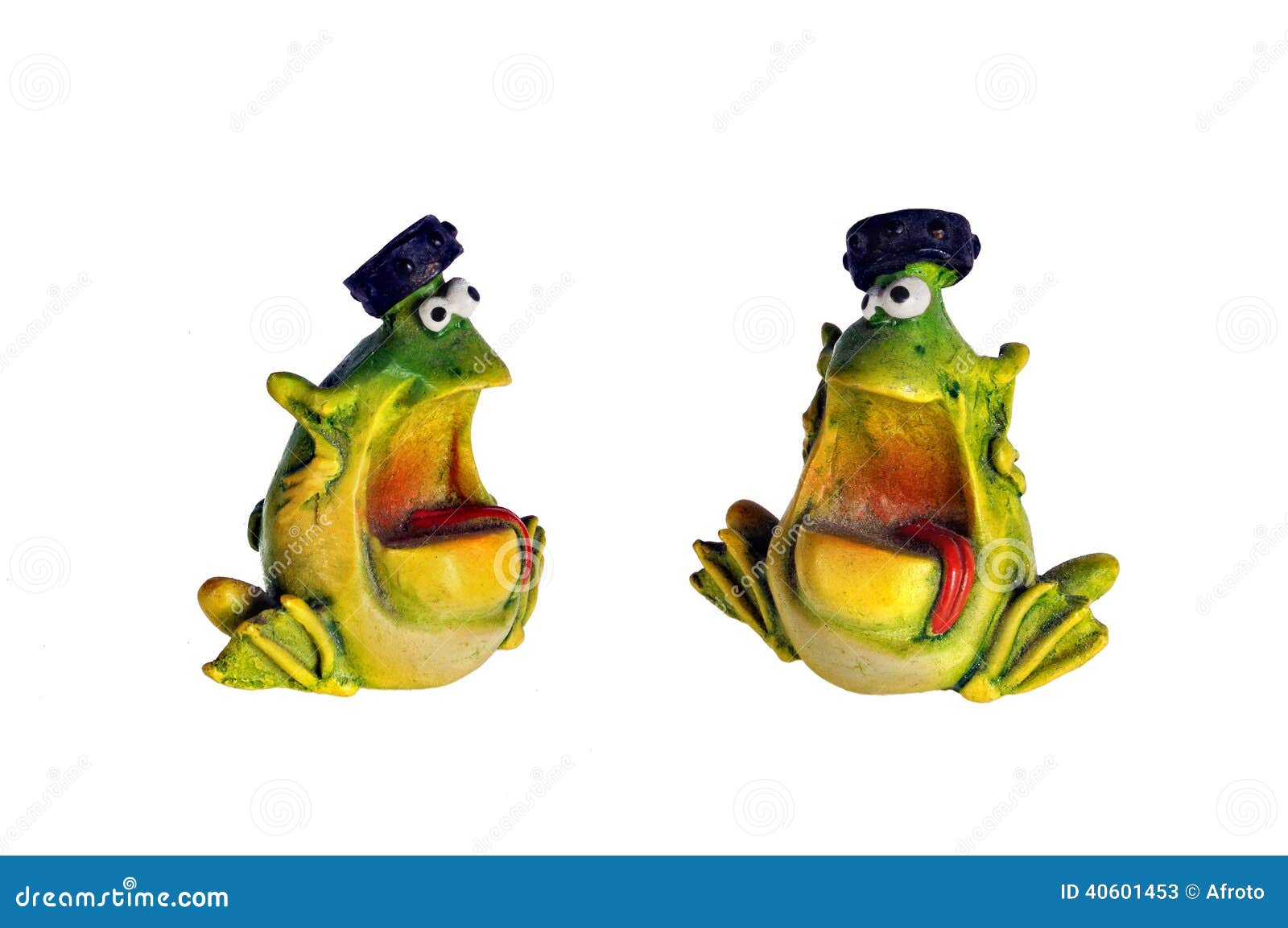 Two talking frogs stock image. Image of clay, eyes, background - 40601453