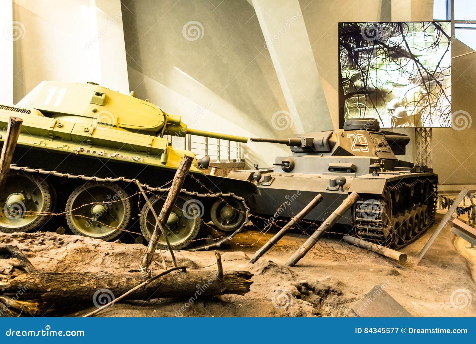 Two Tanks are Aimed at Each Other`s Arms Editorial Photography - Image ...