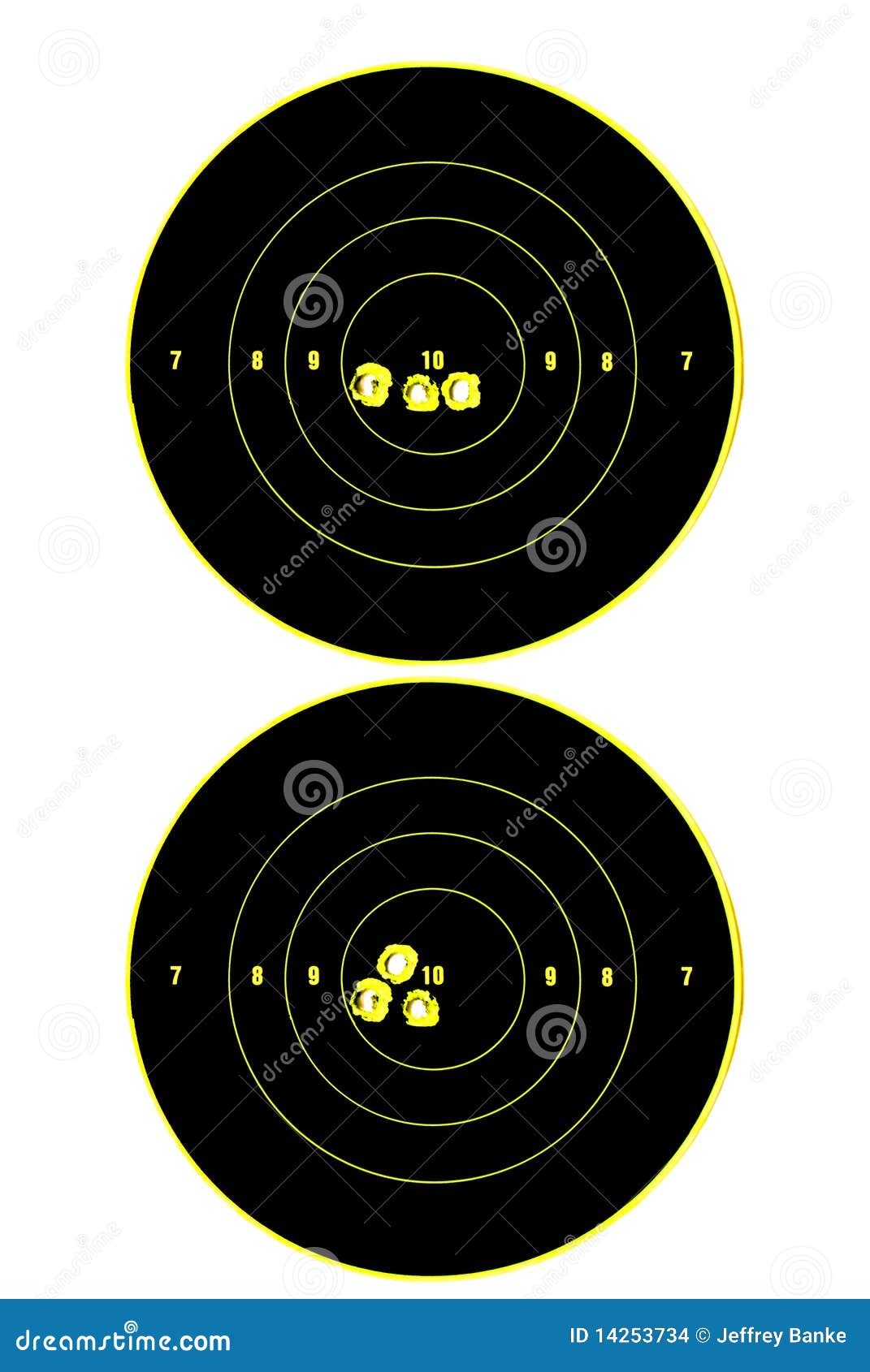 Two targets stock illustration. Illustration of texture - 14253734