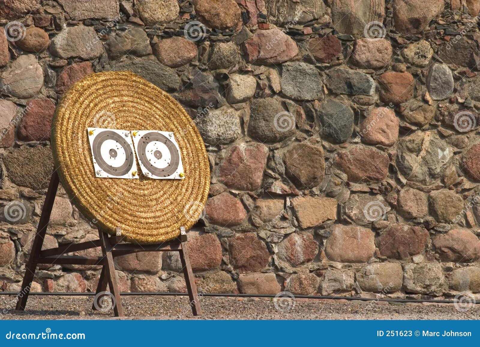 Two targets stock image. Image of contest, brick, competition - 251623