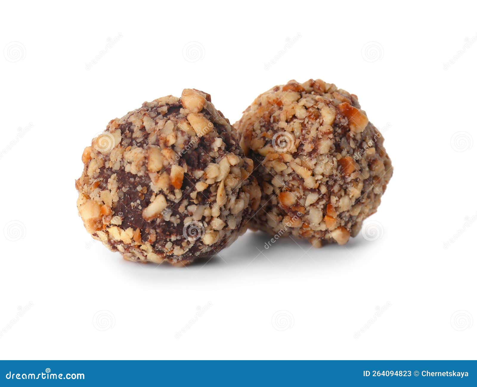 Two Tasty Chocolate Candies Isolated on White Stock Image - Image of ...