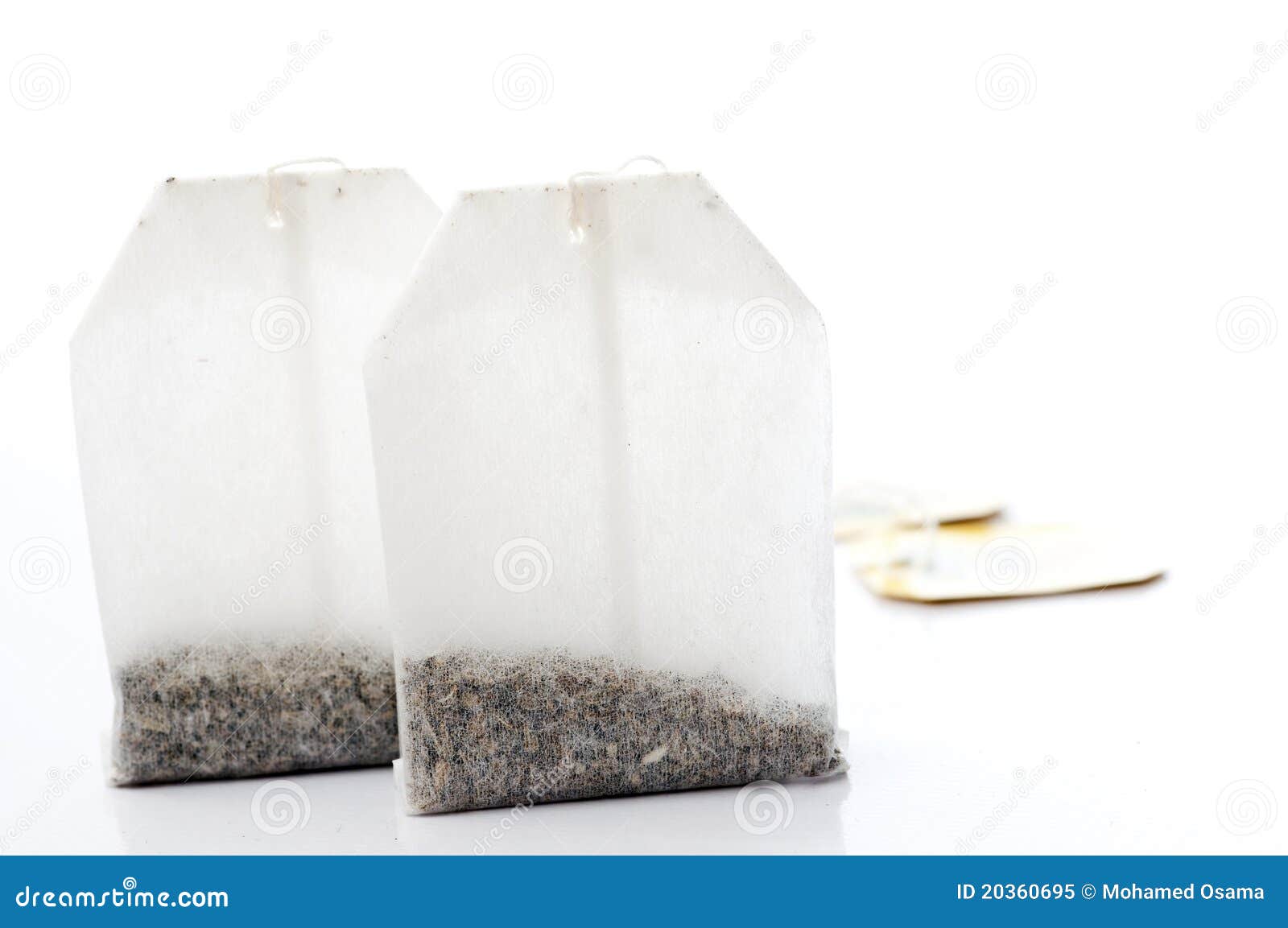 Two Tea Bags stock image. Image of aroma, calming, drink - 20360695