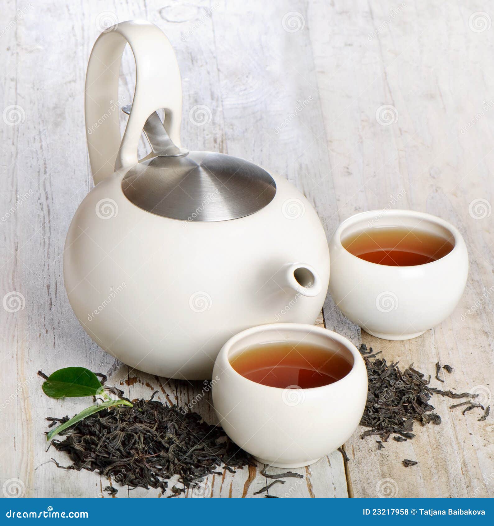 Two tea cup stock photo. Image of beverage, glass, wooden - 23217958