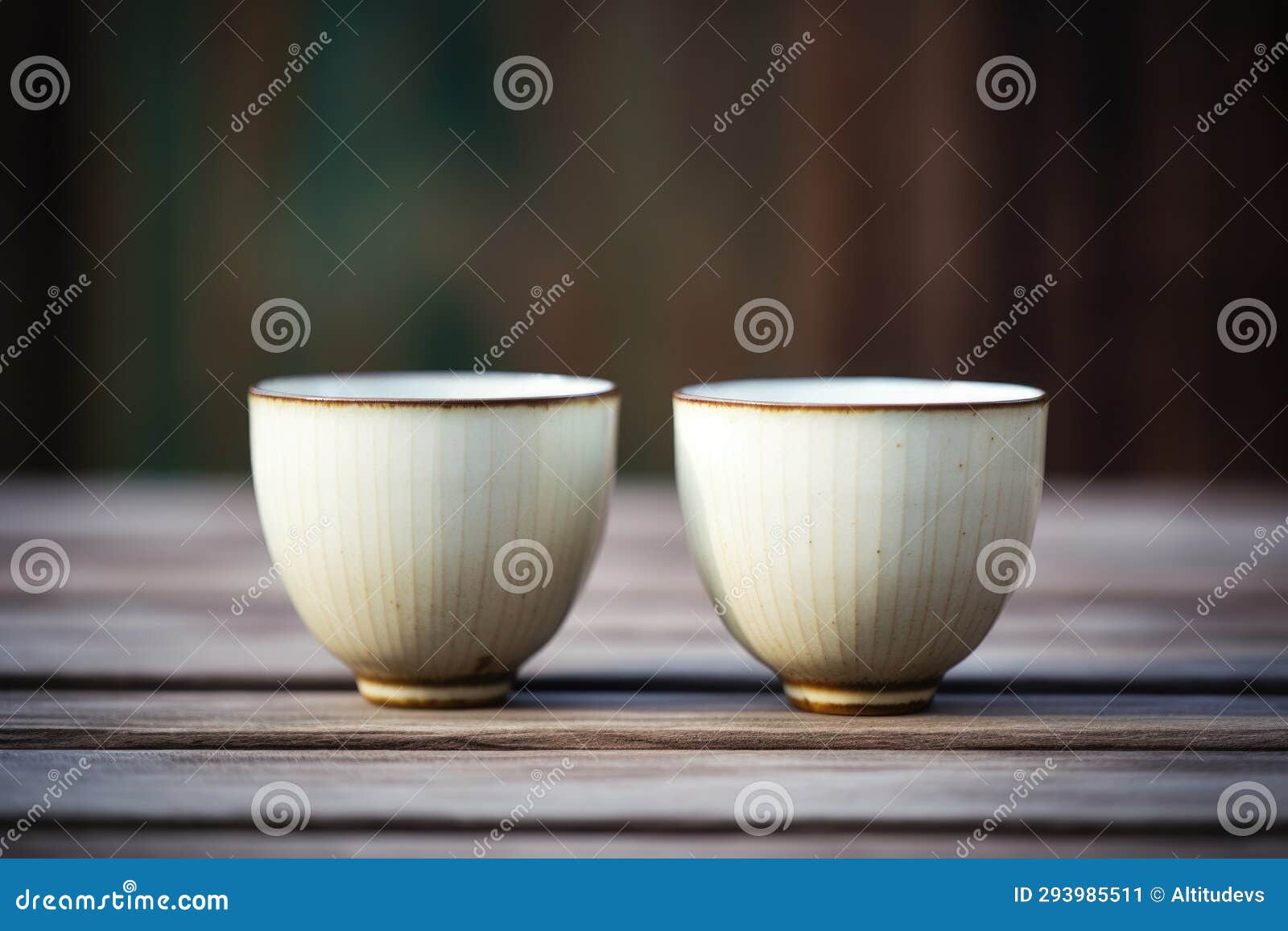 Two Tea Cups Side by Side, Indicating Harmony Stock Image - Image of ...