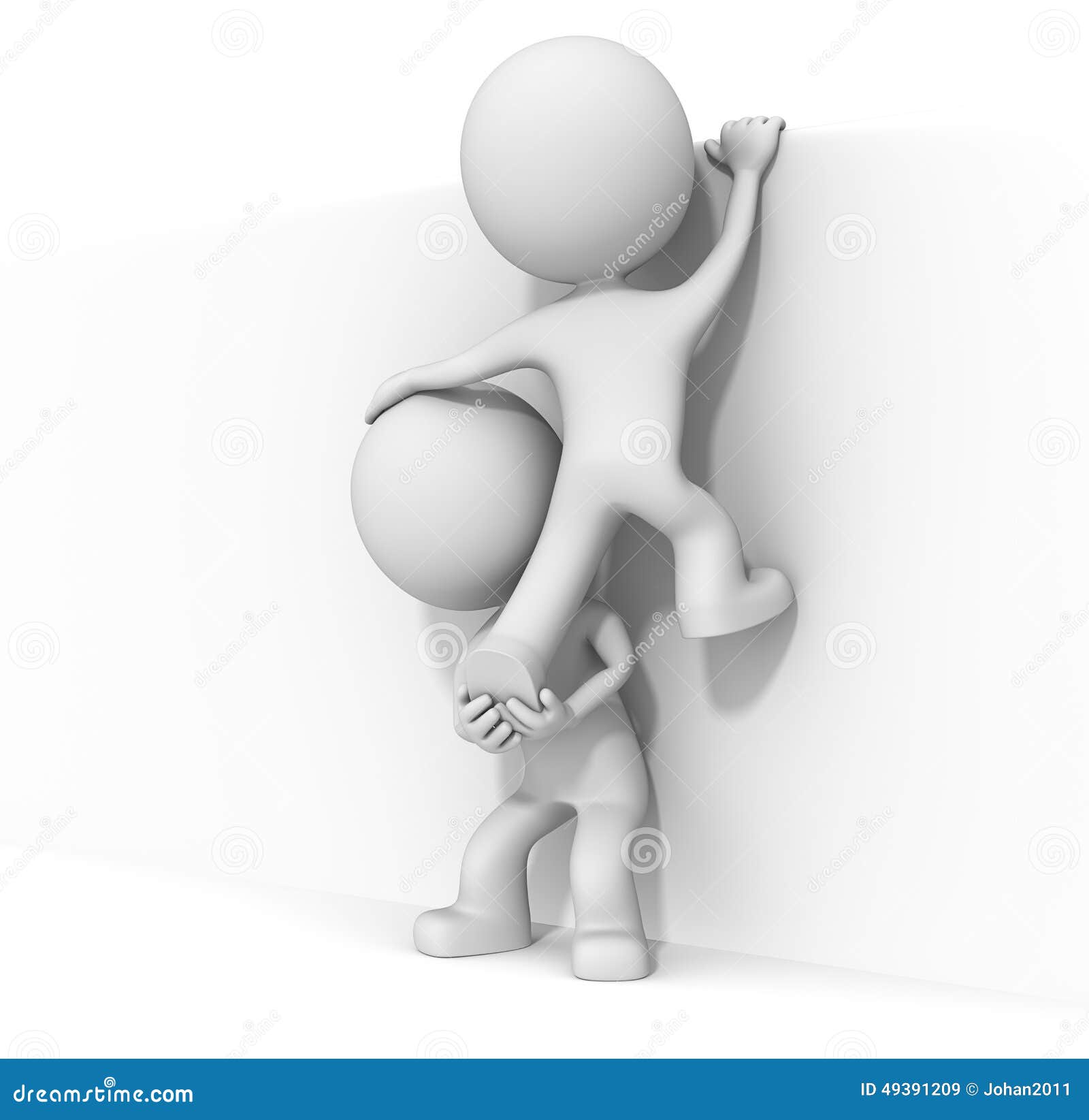 Two is a team. stock illustration. Illustration of character - 49391209
