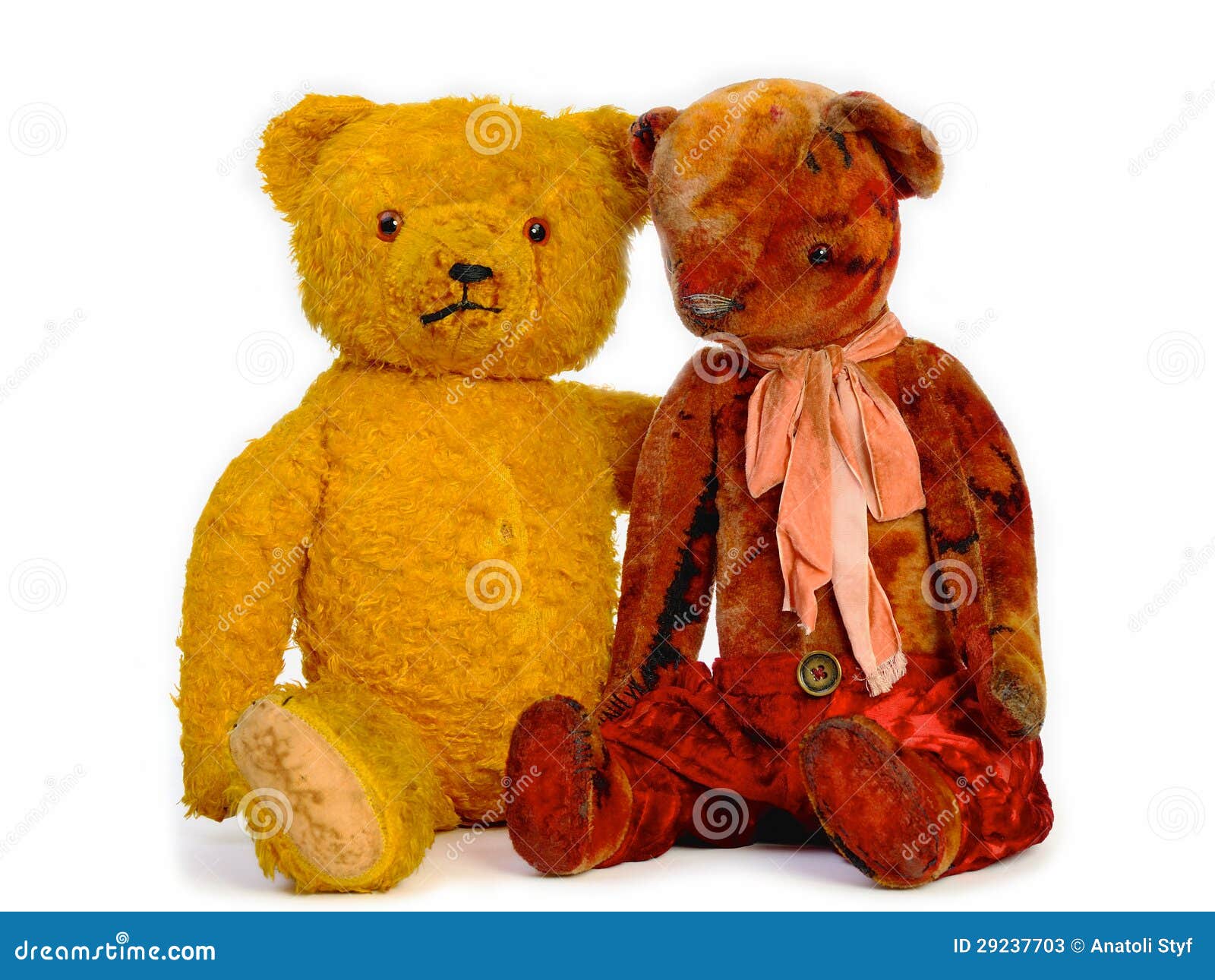 Two Teddy bears stock image. Image of teddybear, couple - 29237703