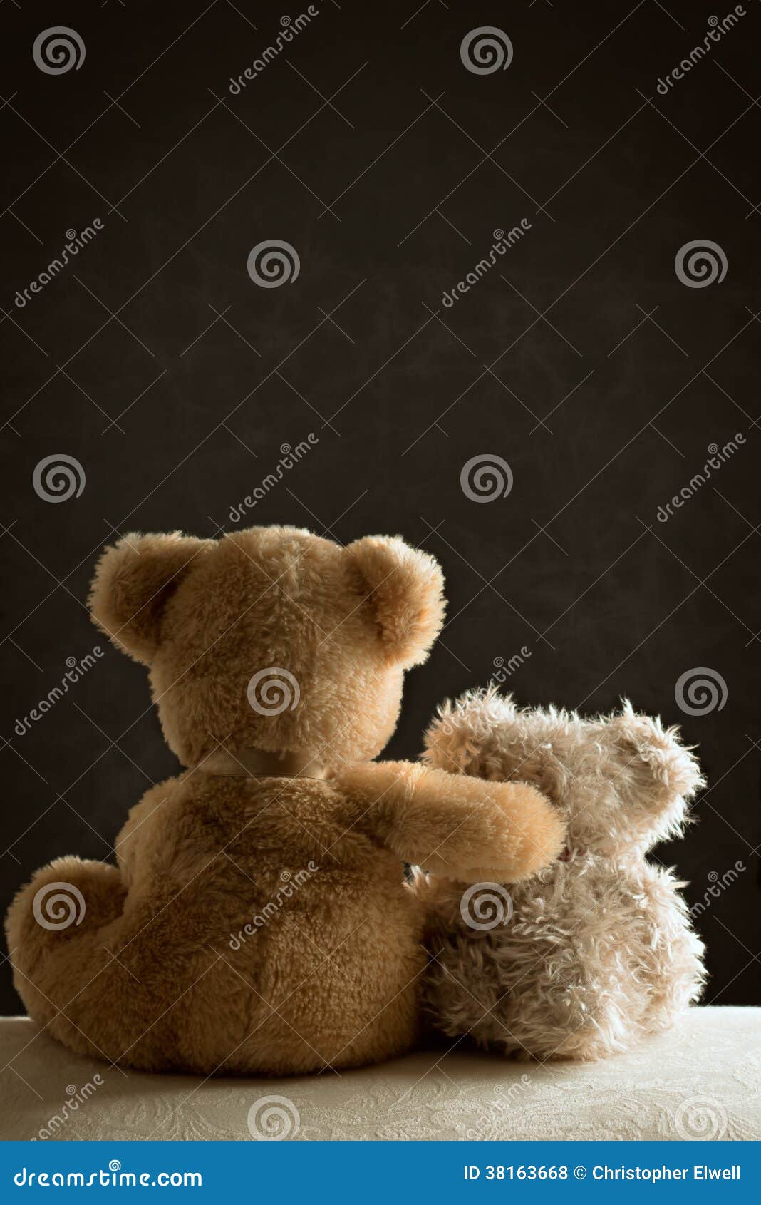 Two Teddy Bears stock photo. Image of furry, loving, hugging - 38163668