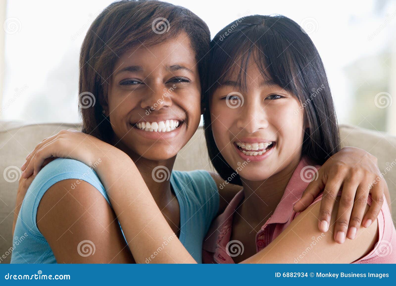 Two Teenage Girls Smiling stock photo. Image of hugging - 6882934 Two Teenage Girls Smiling stock photo. Image of hugging - 6882934