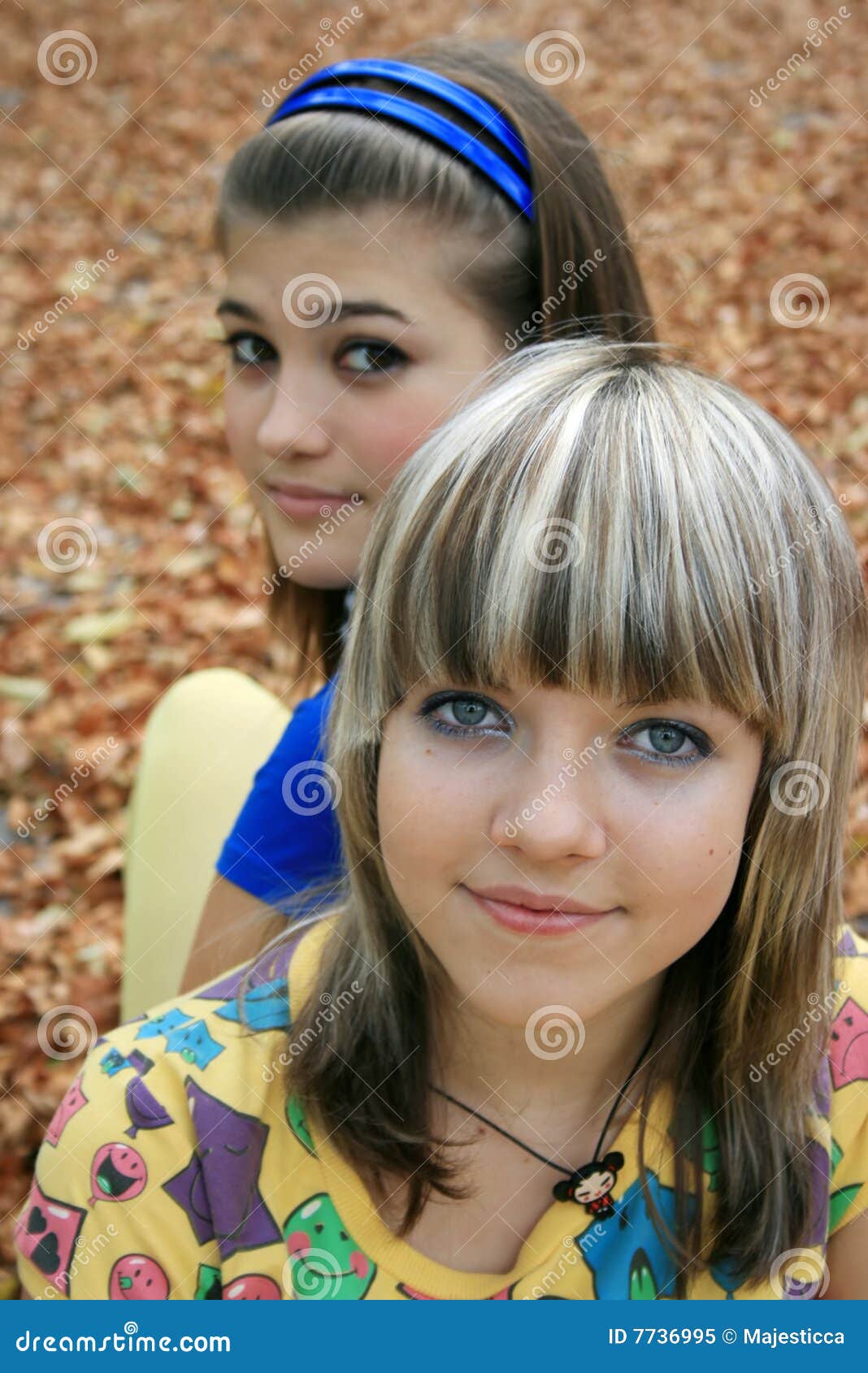 Two teenagers stock image. Image of childhood, ladies - 7736995