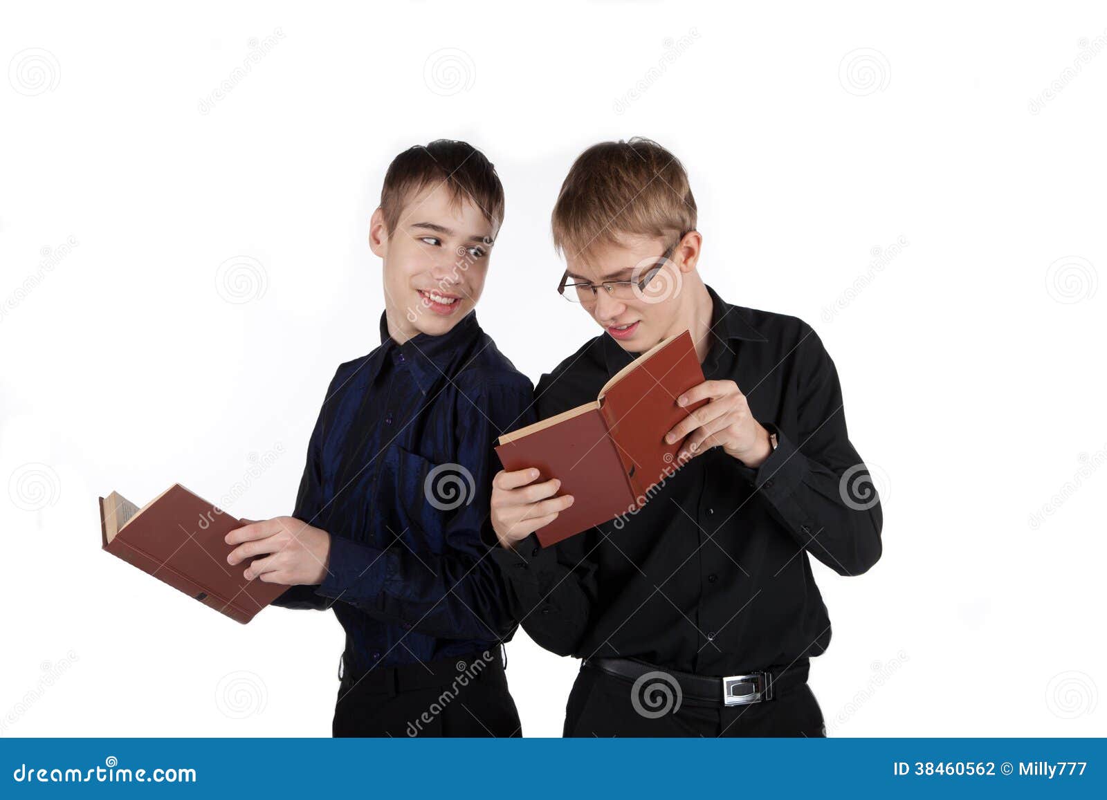 People Reading Books Together