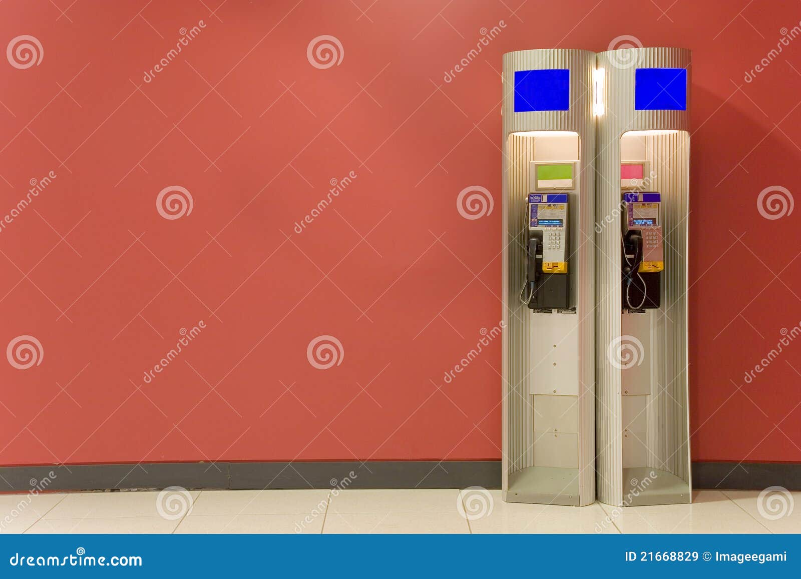 Two telephone booths stock image. Image of credit, landline - 21668829