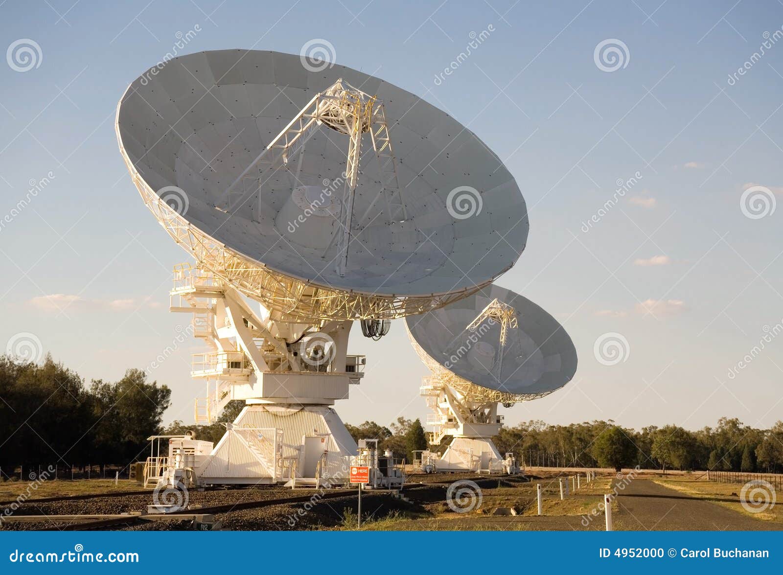 Two Telescopes stock photo. Image of exploration, array - 4952000