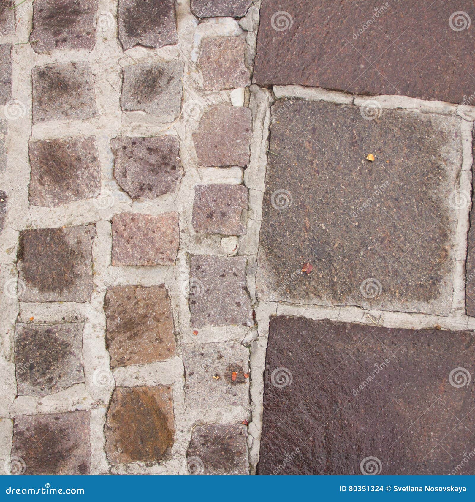 Two textures stock photo. Image of cobblestone, line - 80351324