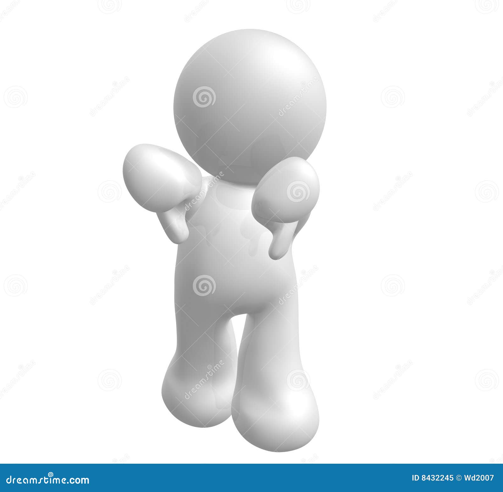 Two thumbs down stock illustration. Illustration of good - 8432245