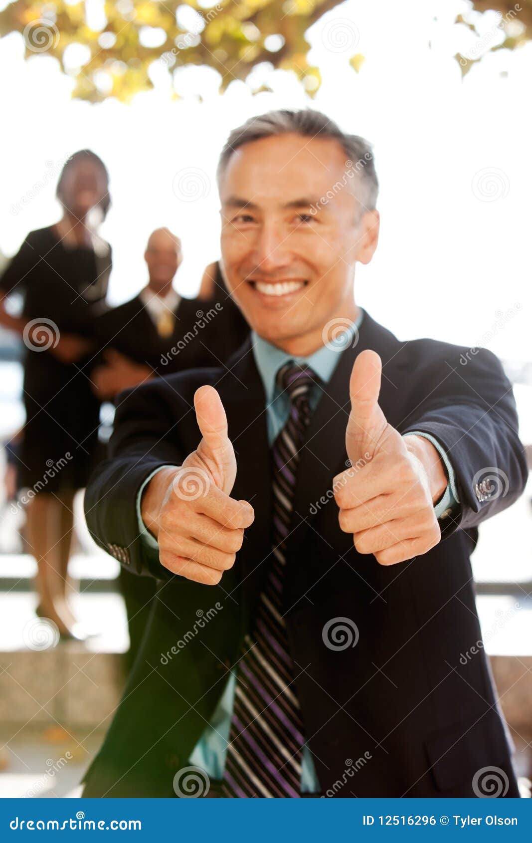 Two Thumbs Up stock photo. Image of female, ethnic, american - 12516296