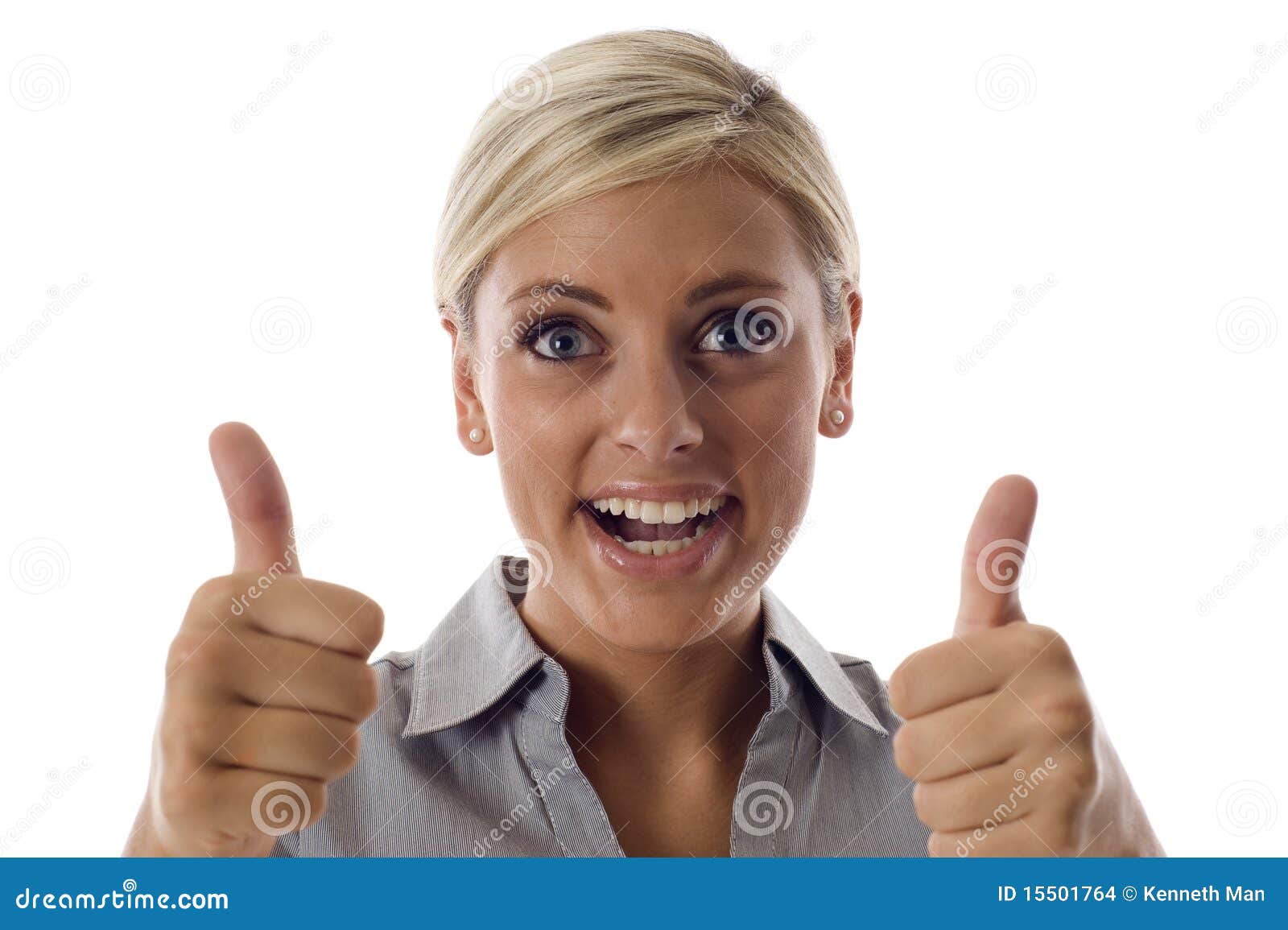 Two Thumbs up! stock photo. Image of copyspace, people - 15501764
