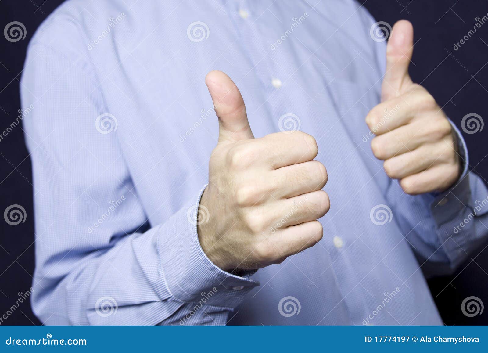 Two thumbs up stock image. Image of finger, businessman - 17774197
