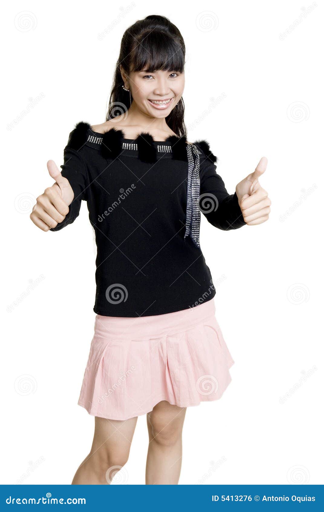 Two Thumbs Up Picture. Image: 5413276