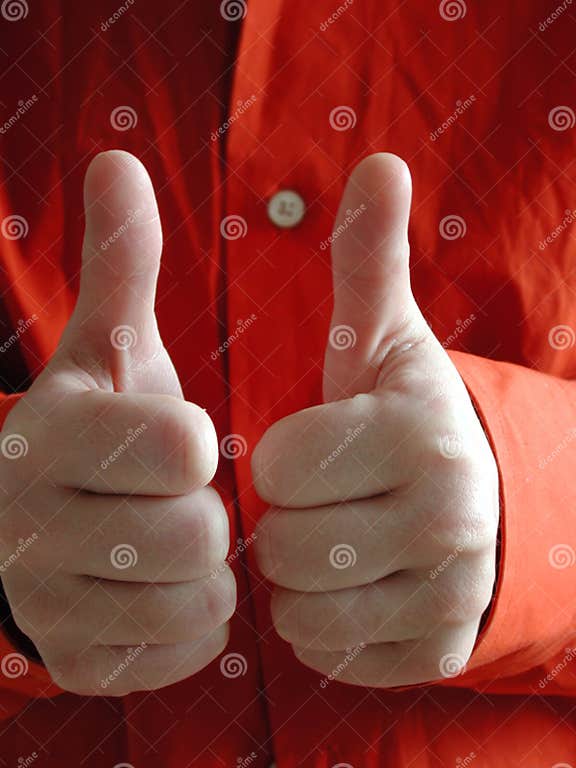 Two Thumbs Up stock photo. Image of happy, nice, business - 95004
