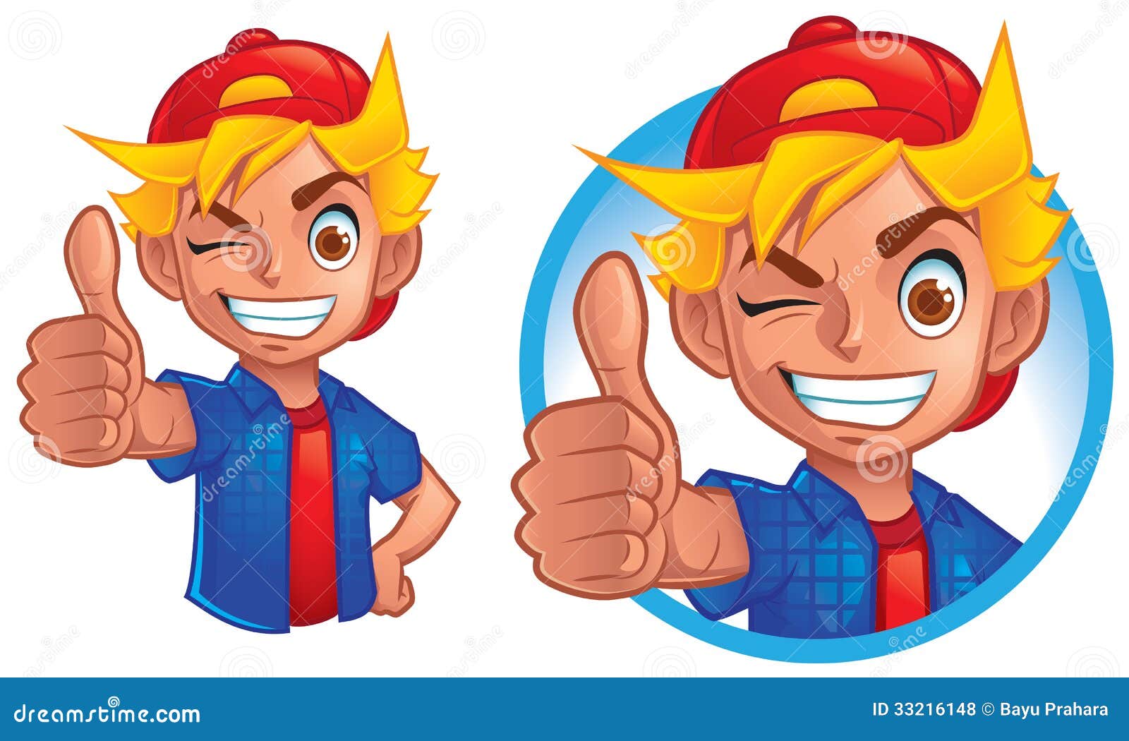 Two Thumbs Up Cartoon Image