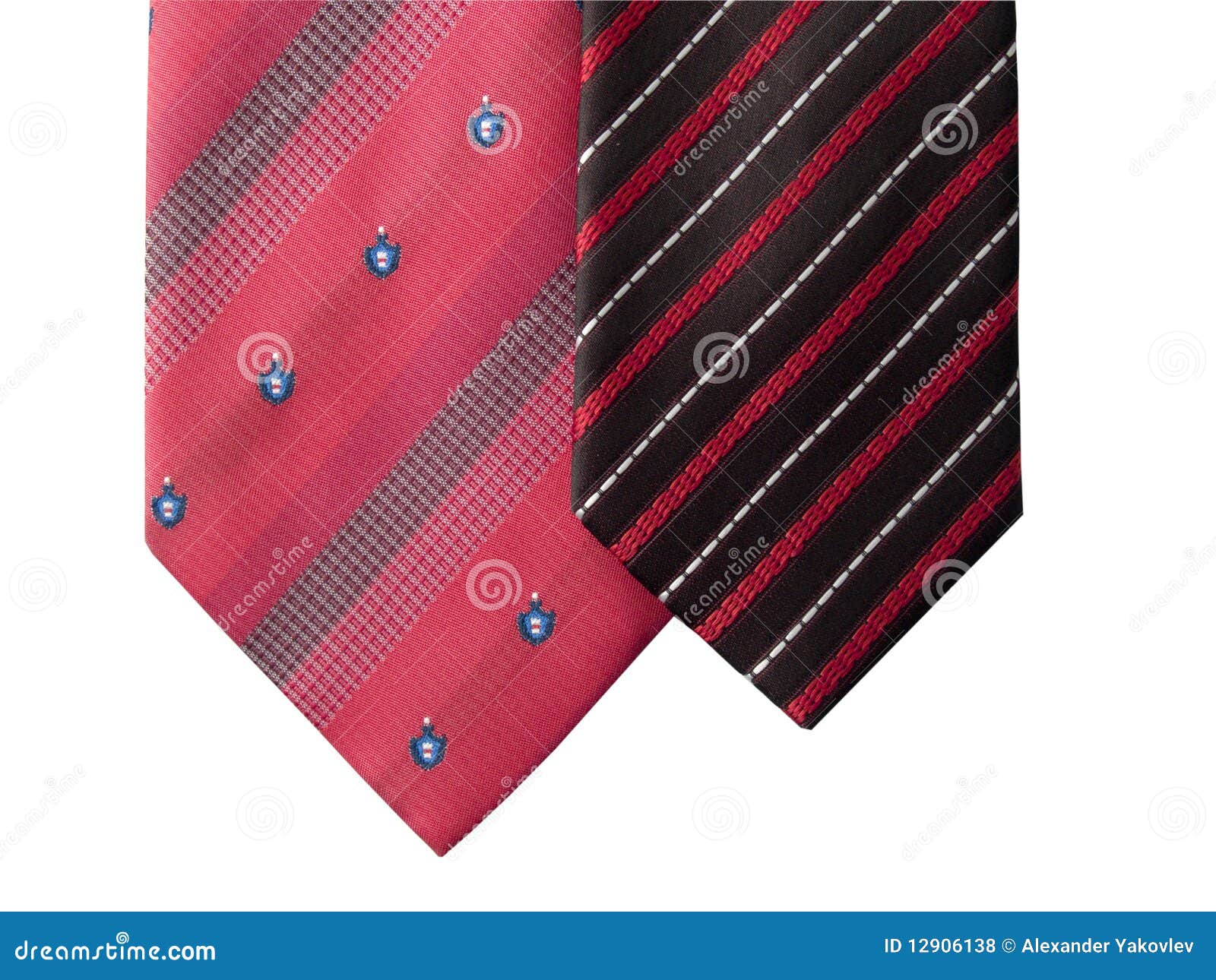 Two tie stock photo. Image of cravat, accessory, neckwear - 12906138