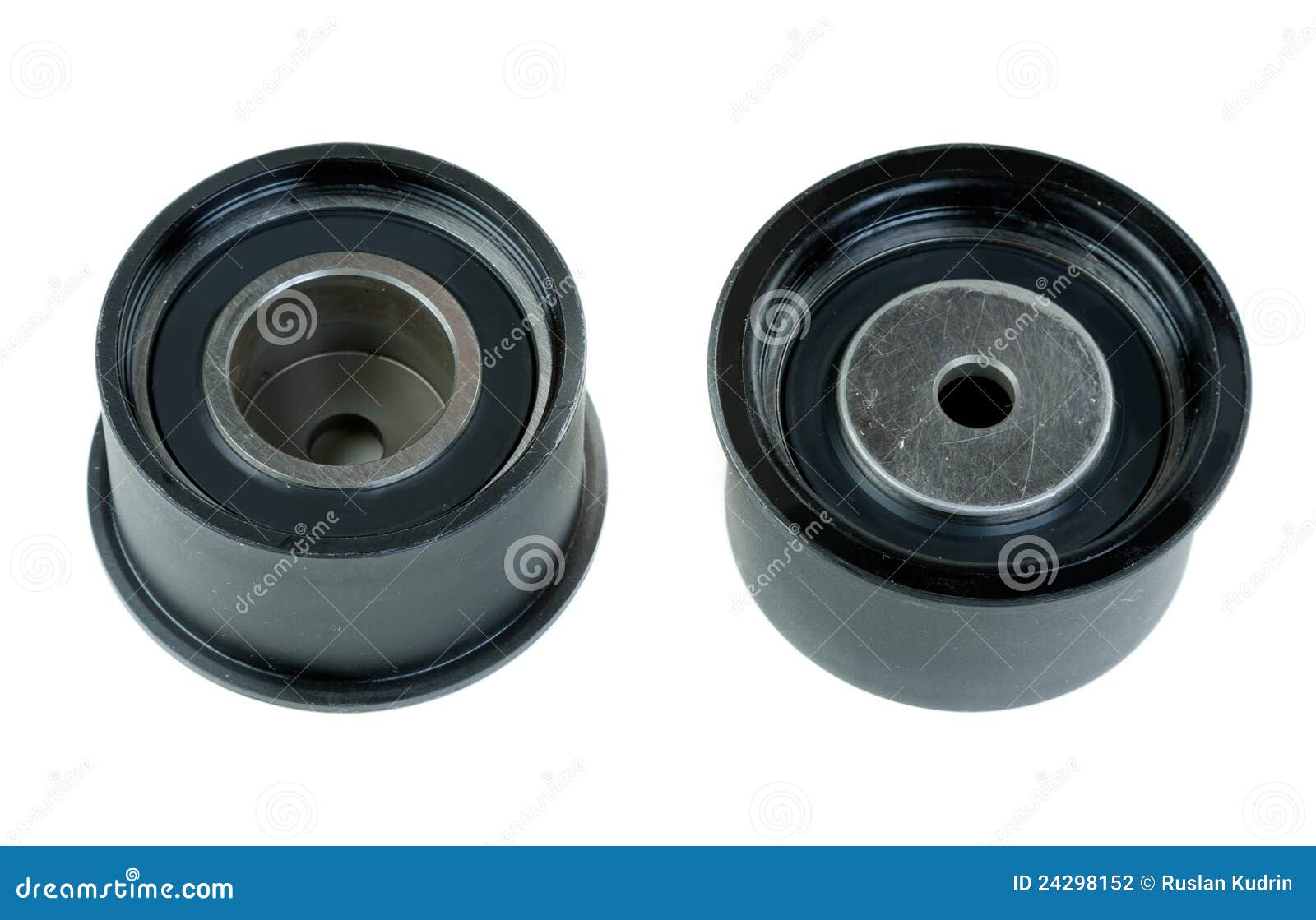 Two timing pulley stock photo. Image of brake, black - 24298152
