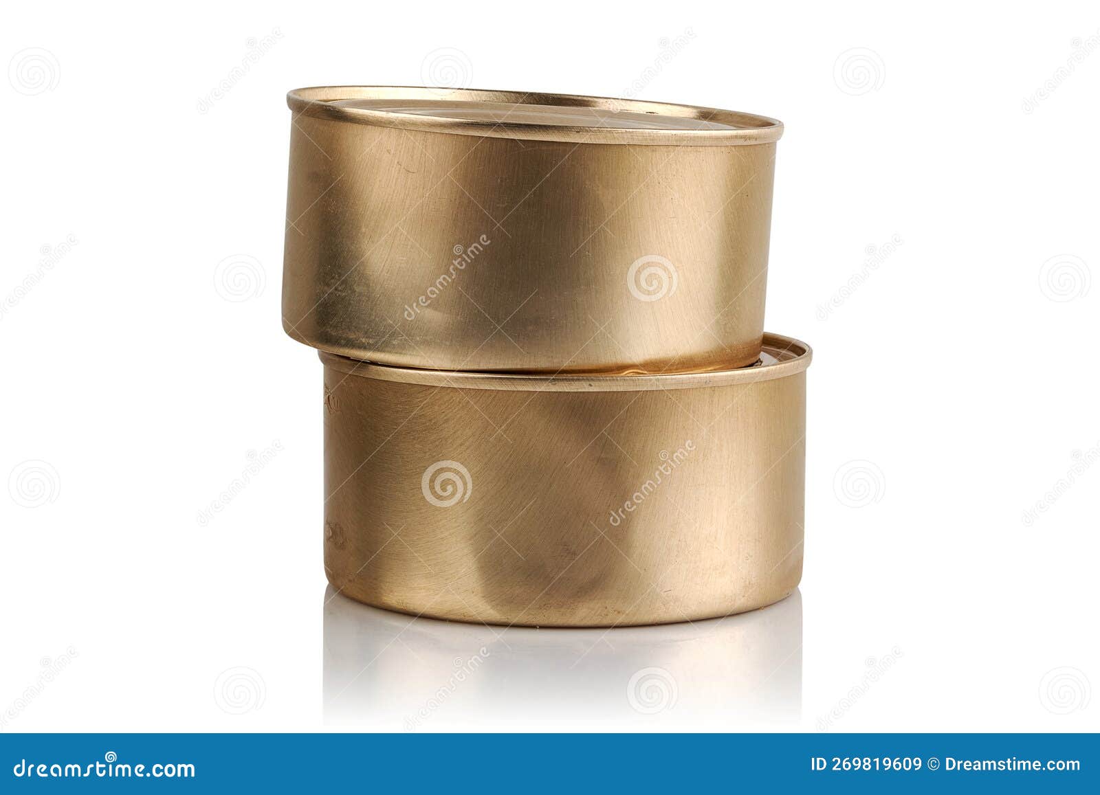Two tin cans stock image. Image of storage, background - 269819609