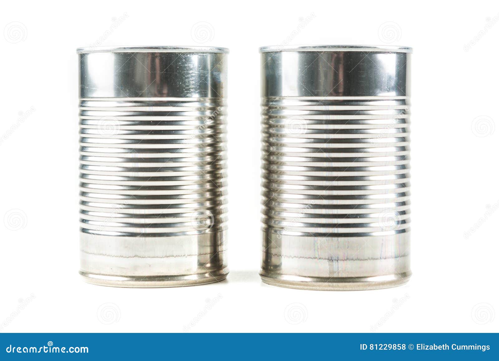 Two tin cans stock photo. Image of sealed, pantry, storage - 81229858