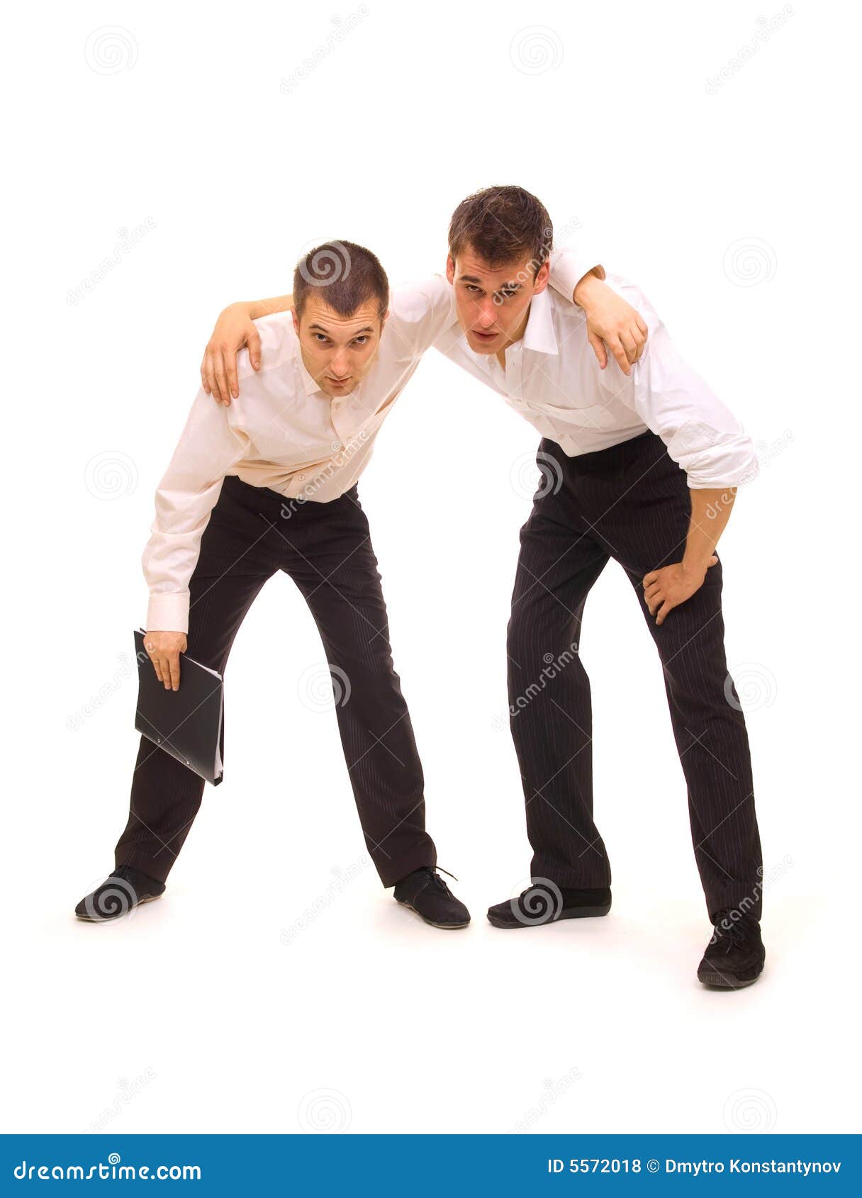 Two tired businessmen stock photo. Image of person, isolated - 5572018