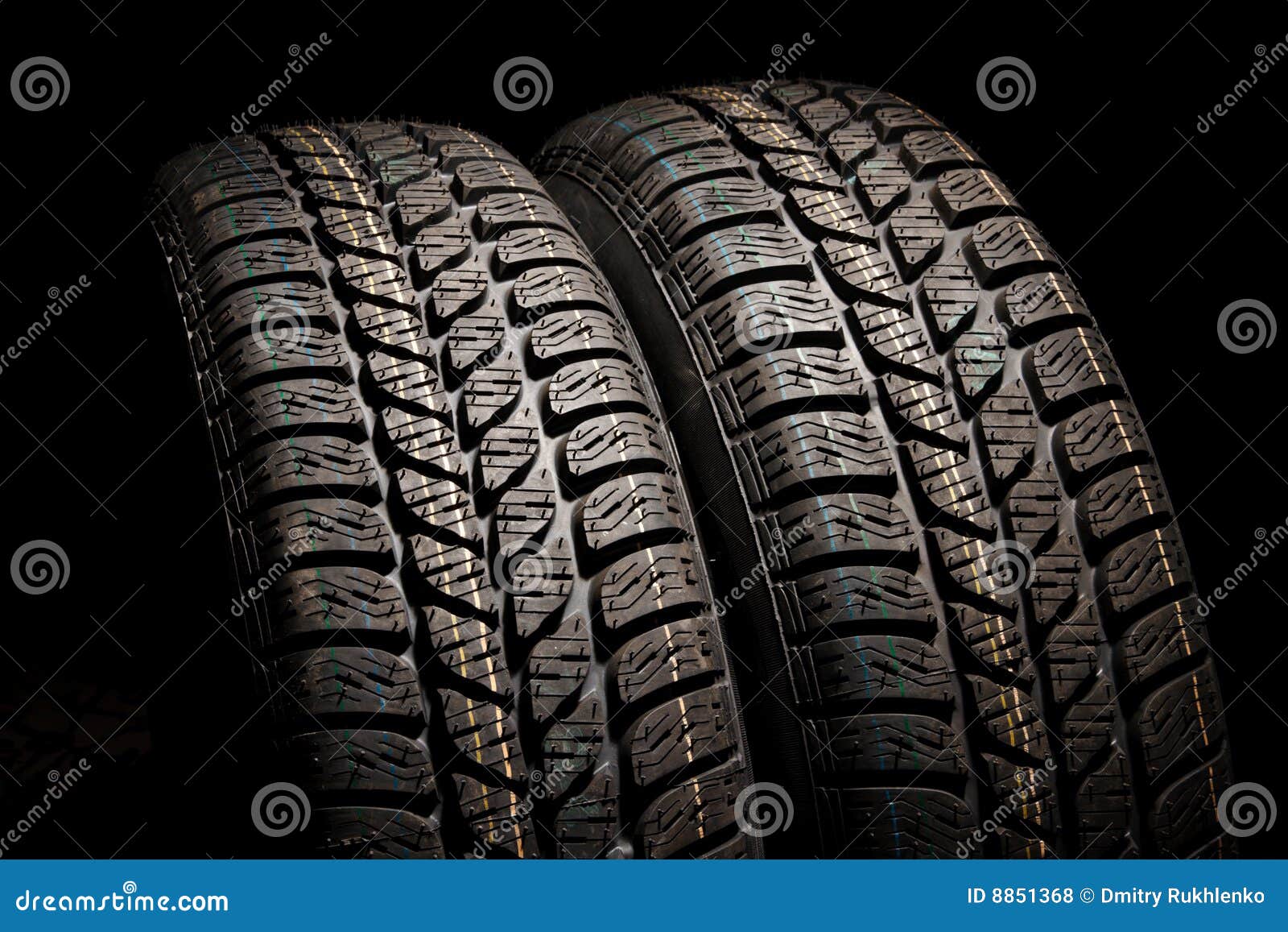 Two tires close up stock photo. Image of rubber, wheel - 8851368