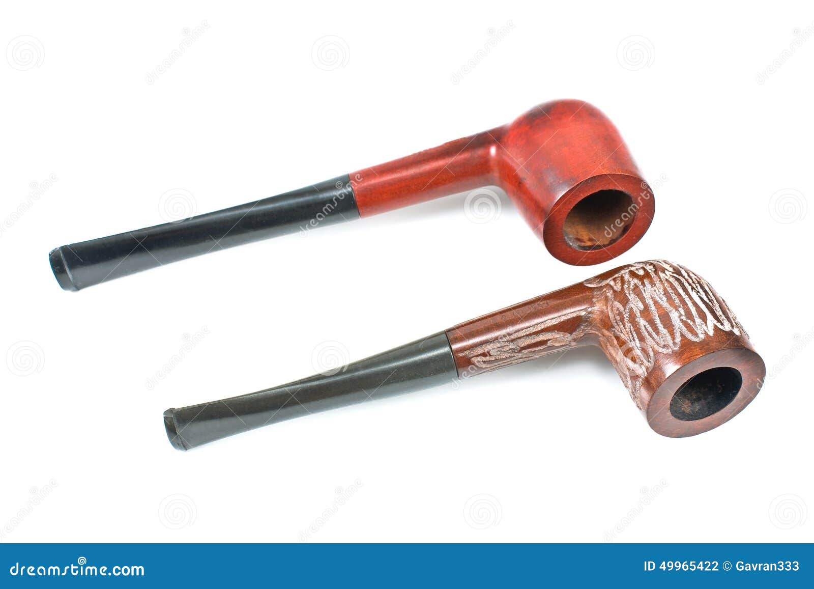 Two tobacco pipes stock photo. Image of holmes, antique - 49965422