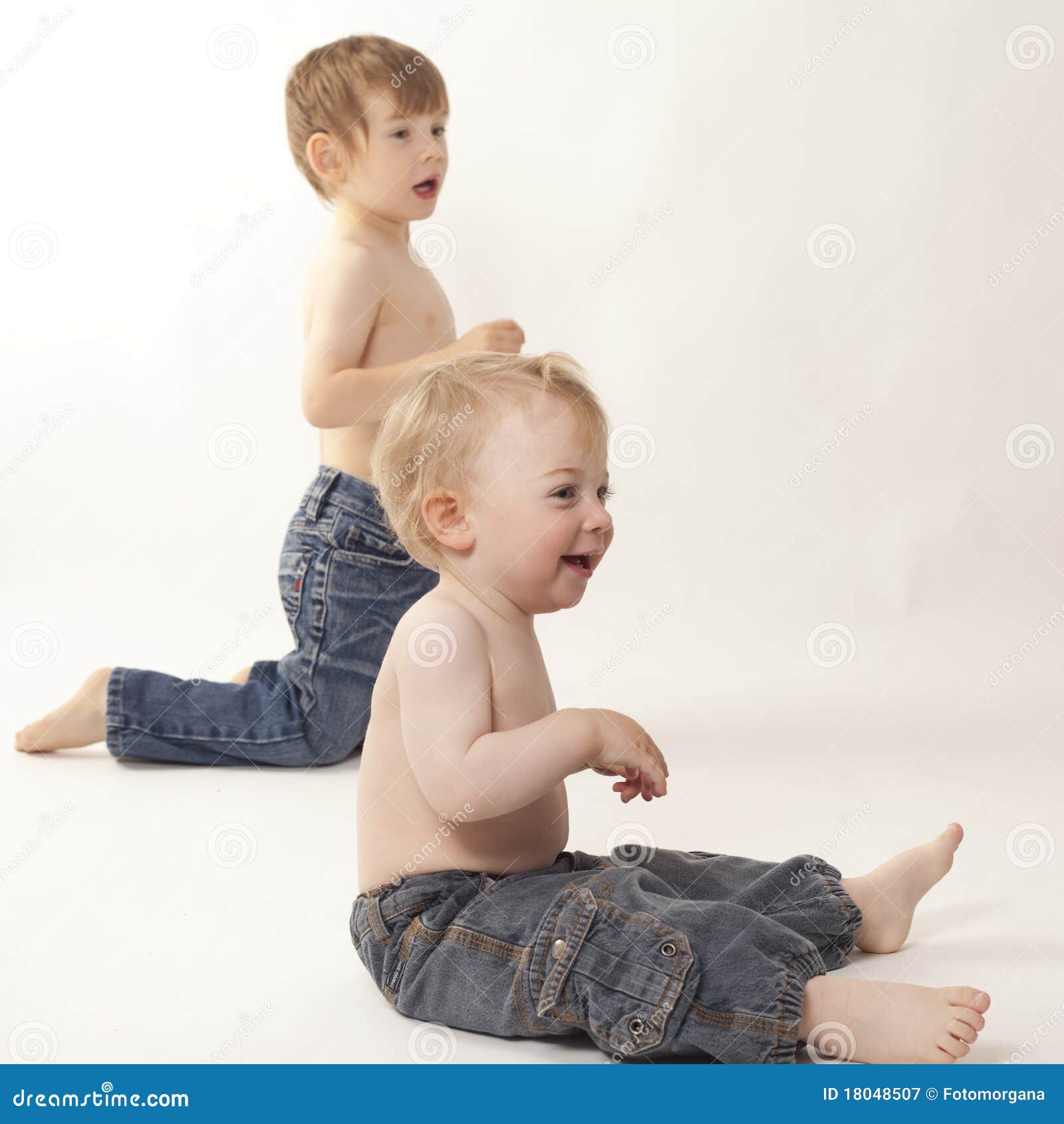 Two toddler boys stock image. Image of blond, hands, male - 18048507