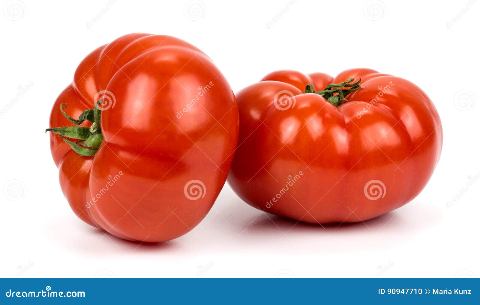 Two tomatoes on white stock photo. Image of diet, ketchup - 90947710
