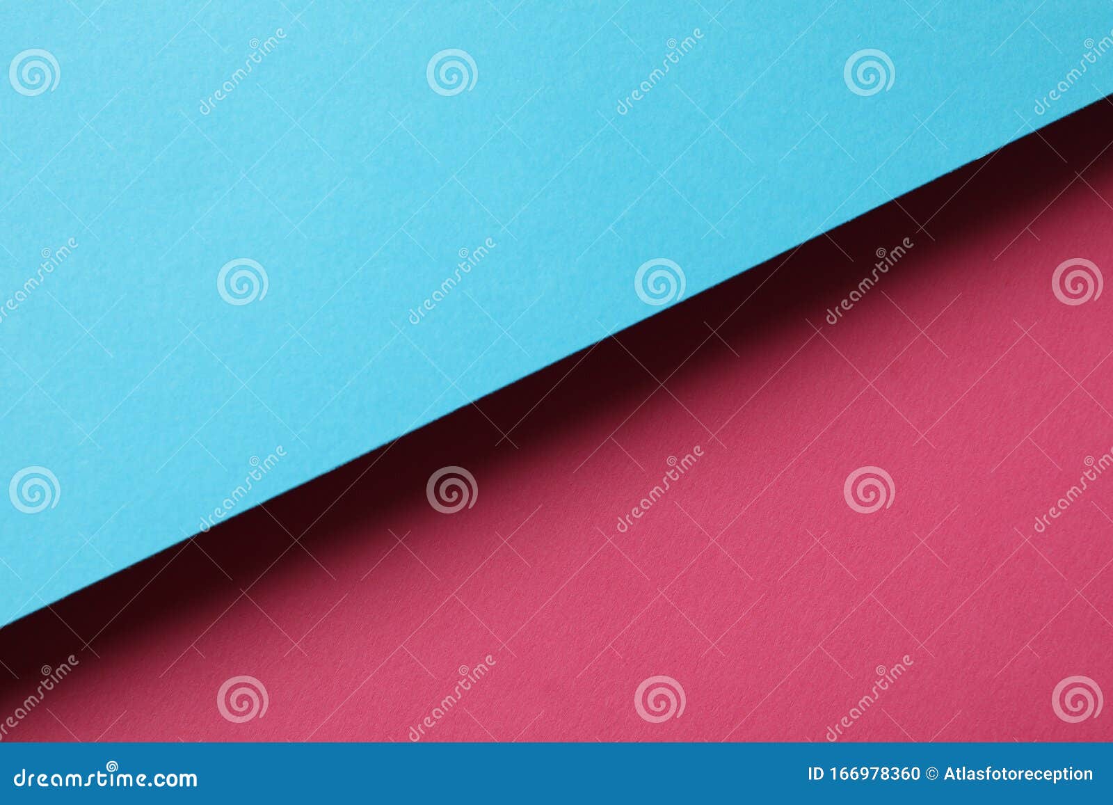 Two Tone Background Made of Sheets: Blue and Pink Stock Photo - Image ...