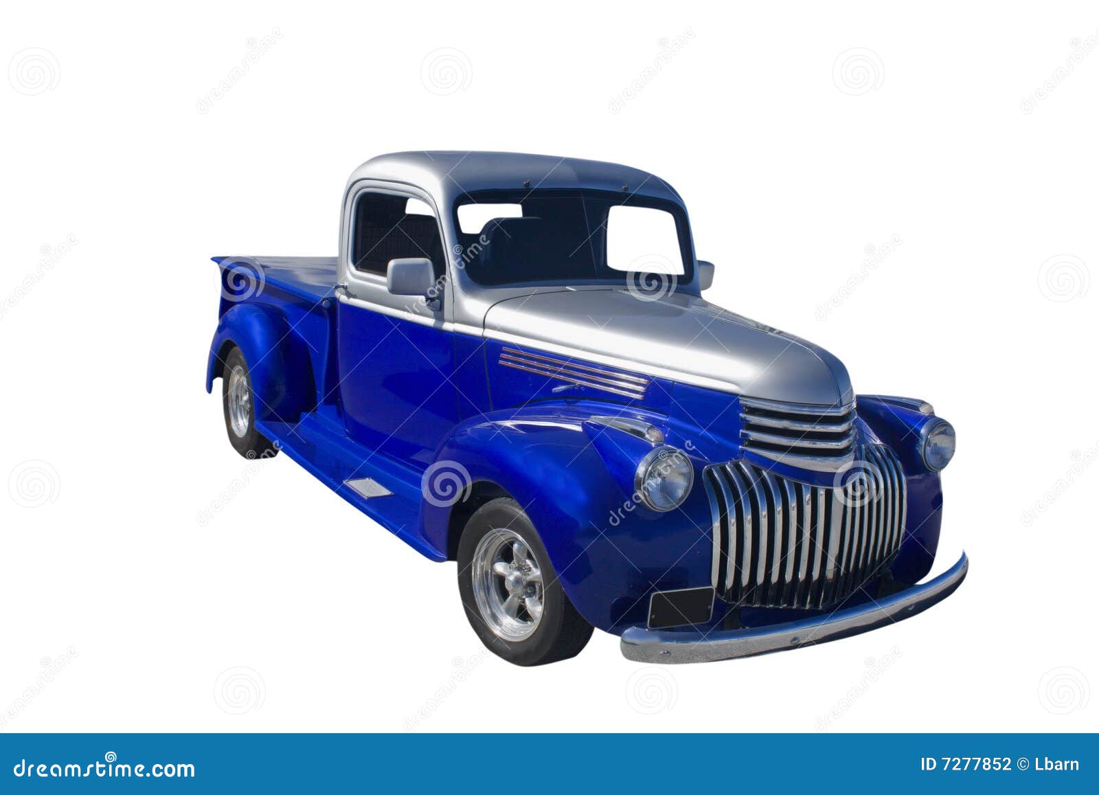 Two tone blue silver truck stock photo. Image of white - 7277852