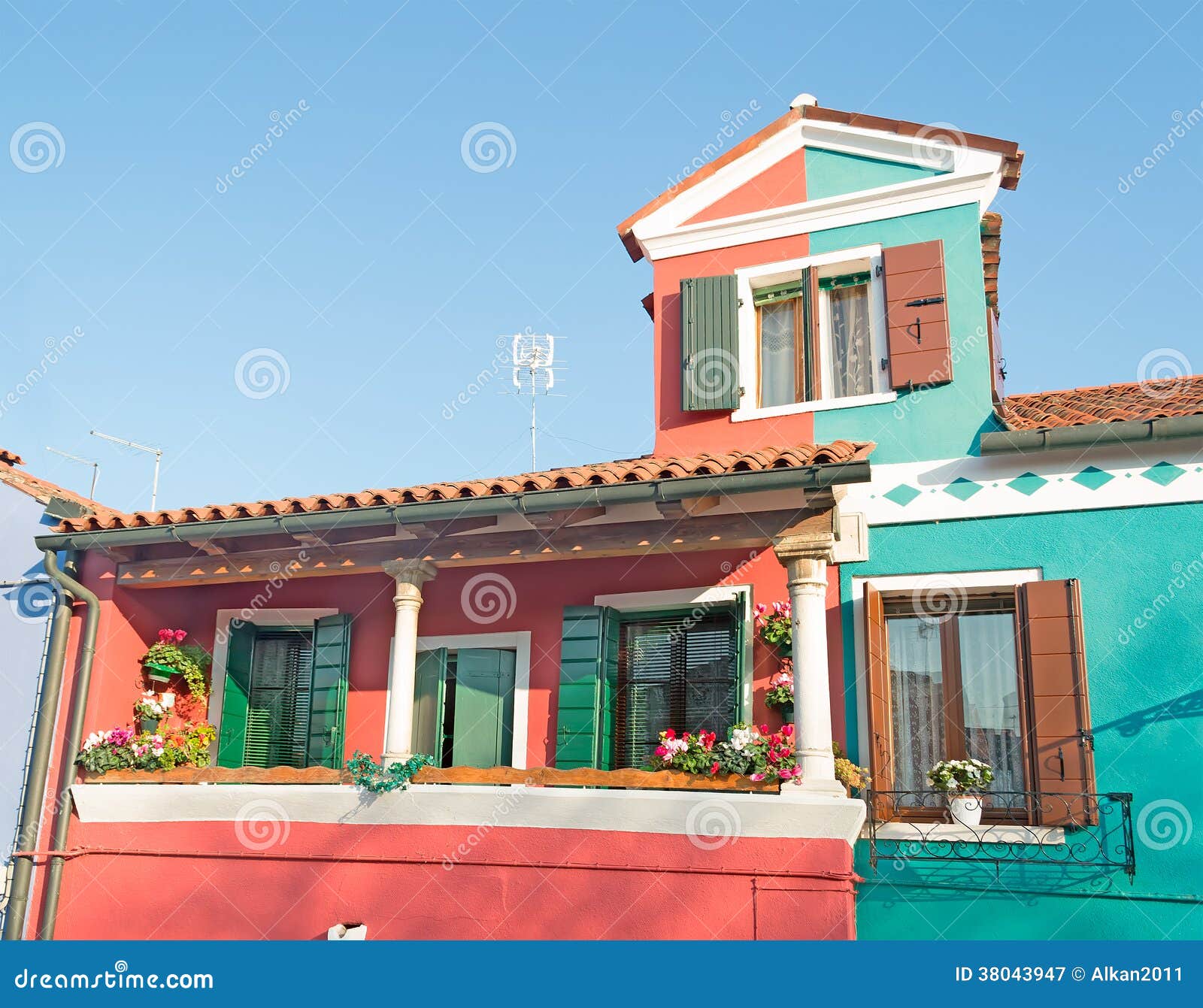 Two-tone building stock image. Image of colorful, city - 38043947