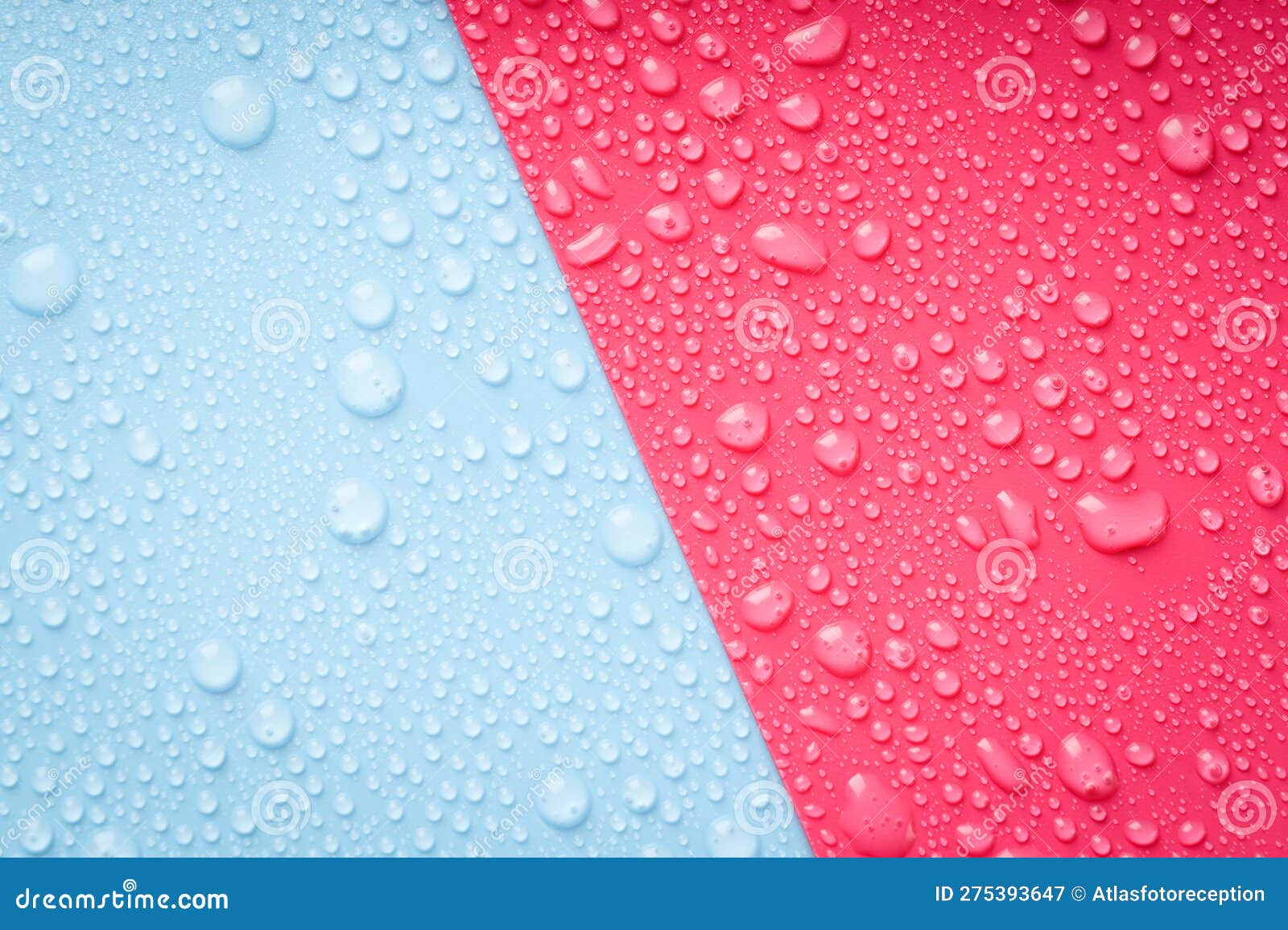 Two Tone Color Background with Water Drops Stock Image - Image of space ...