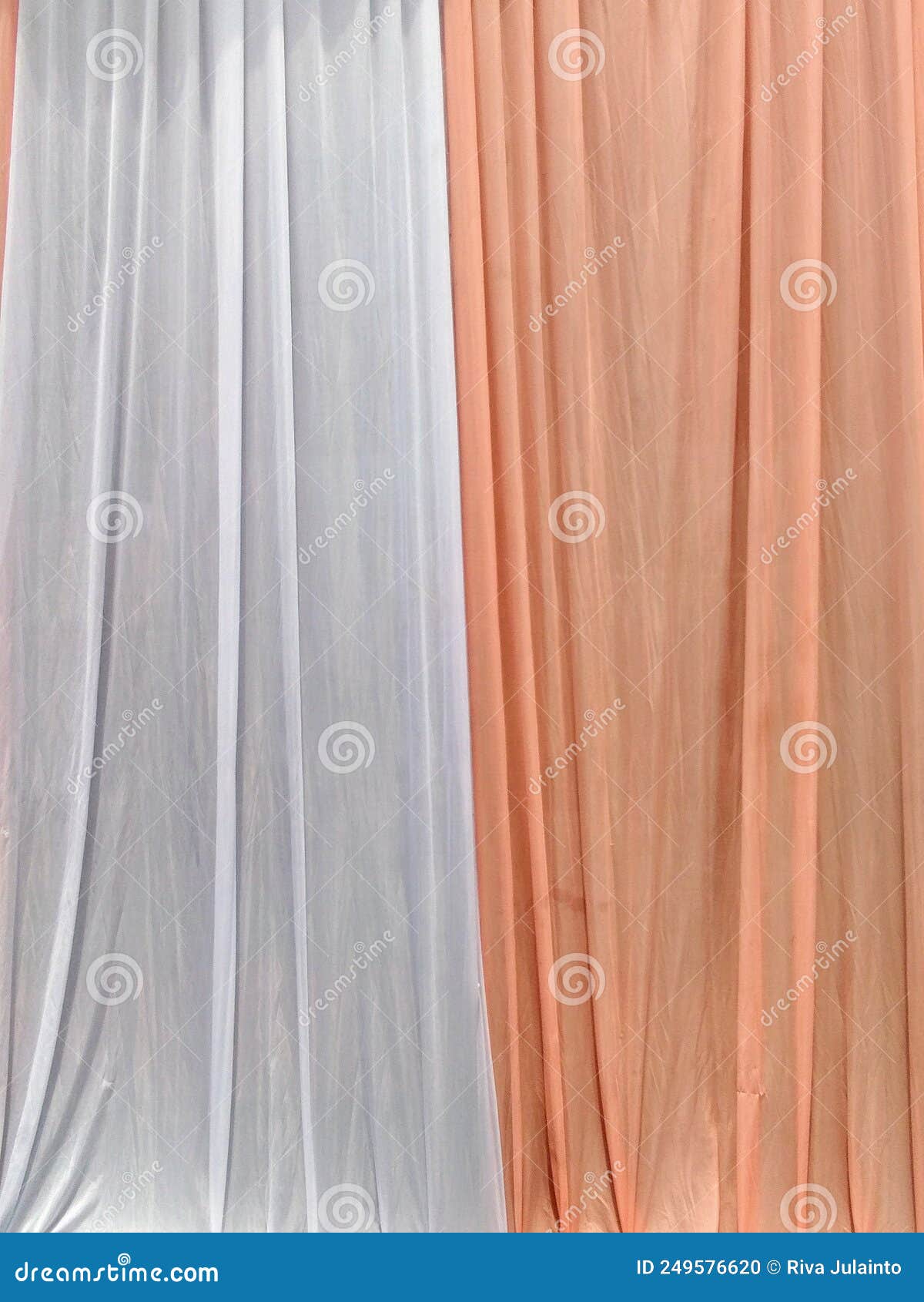 Two tone colors curtain stock photo. Image of curtains - 249576620