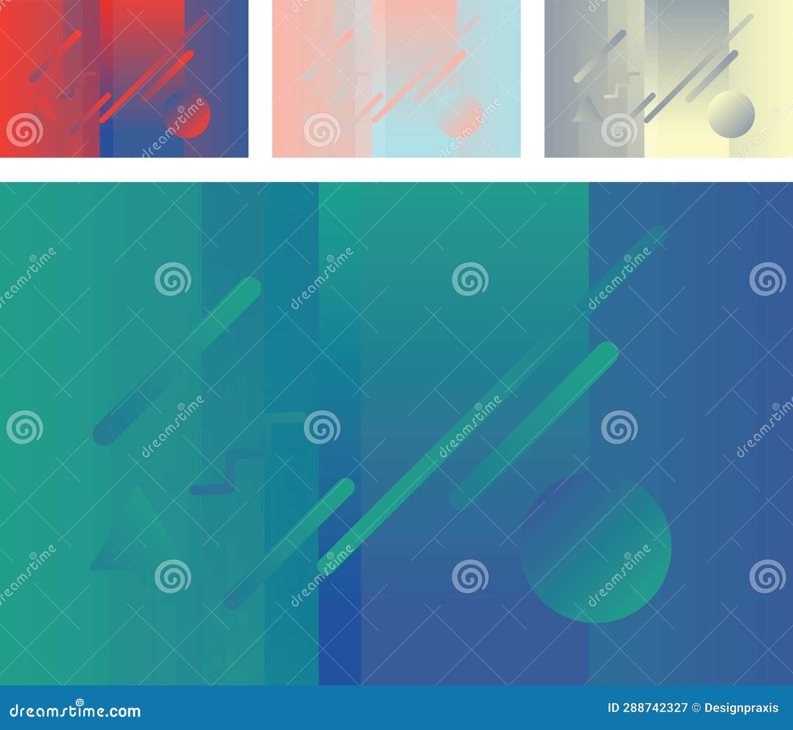 Two Tone Gradient Easy To Change Abstract Background Using Geometric ...