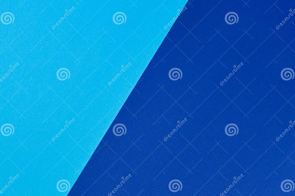 Two Tone of Blue Colored Paper Background Stock Photo - Image of design ...