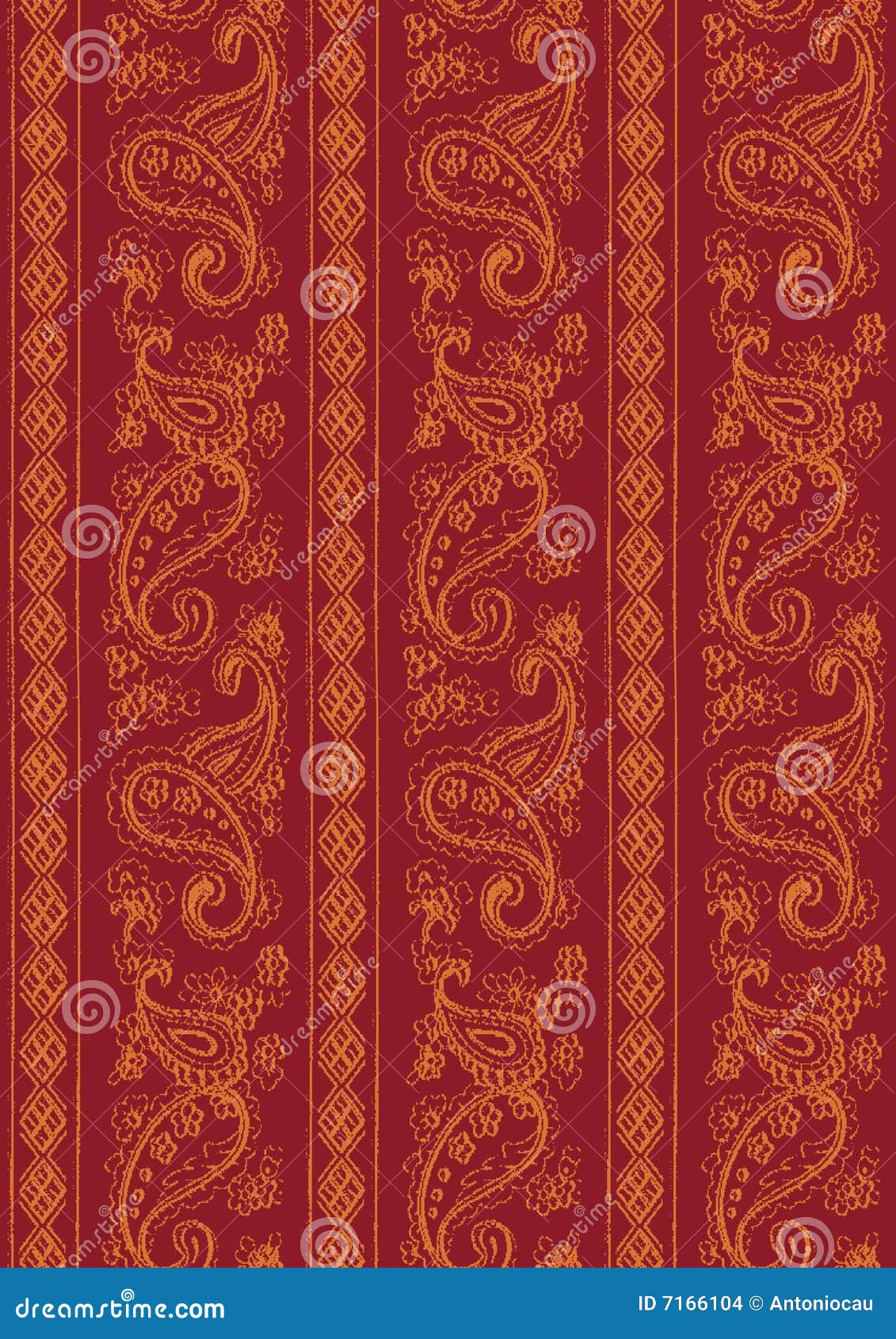 Two-tone Modular Indian Fabric Texture Stock Illustration ...