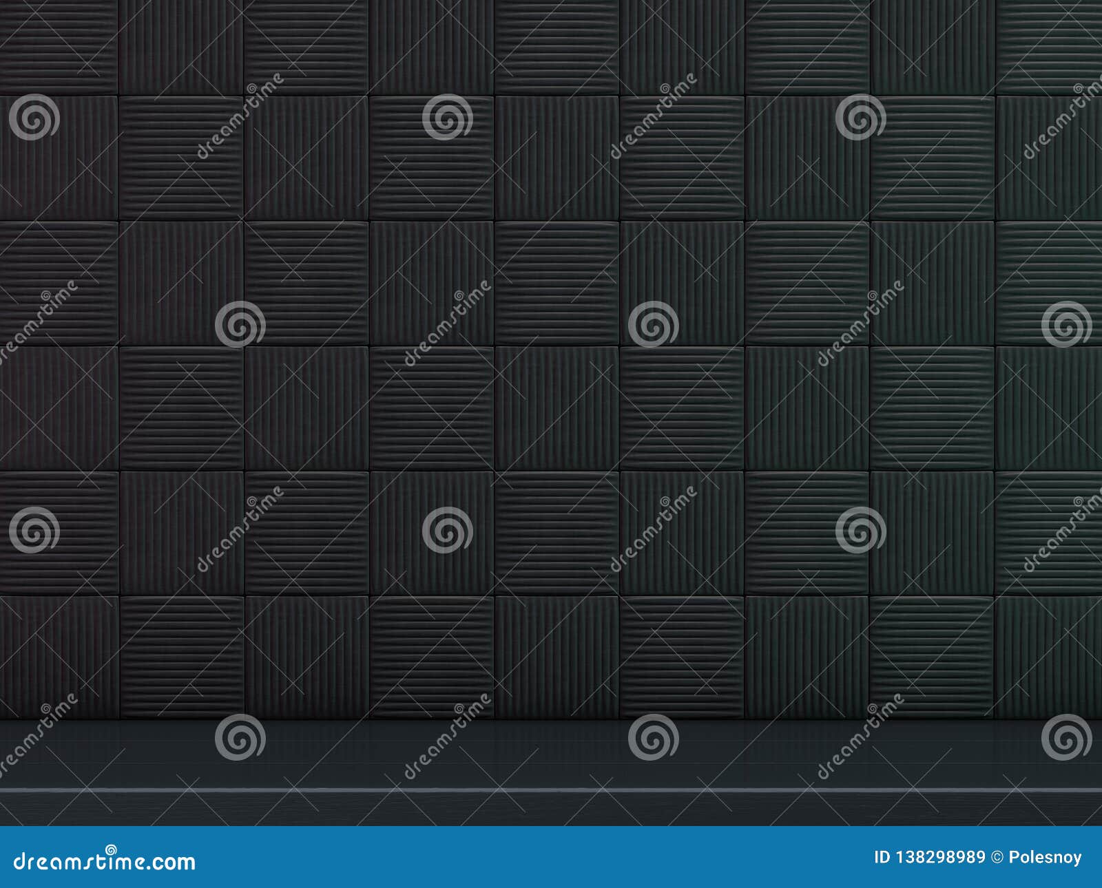 Two Tone Squares Extruded Abstract Background. 3D Stock Illustration ...