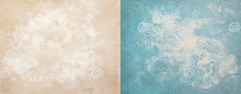 Two-tone Textured Backdrop Featuring Beige and Light Blue Sections ...