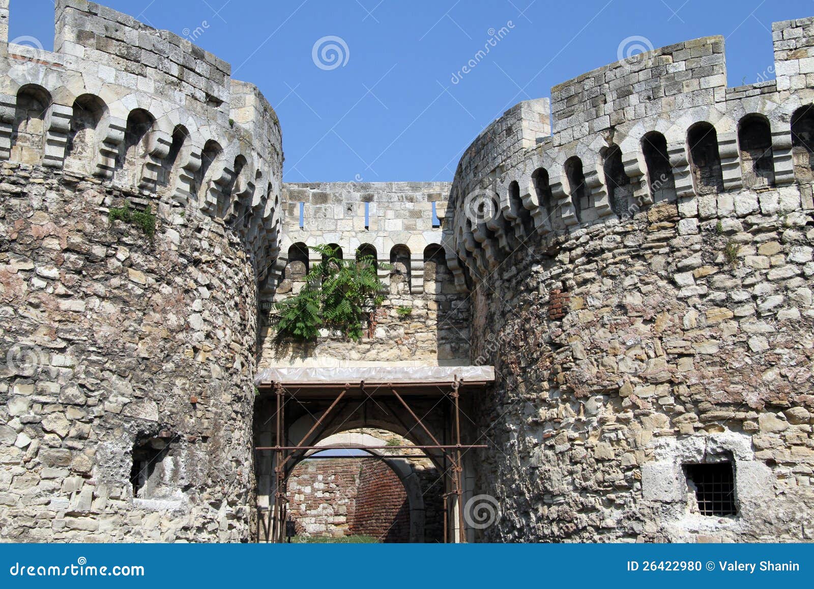 Two towers stock photo. Image of structure, solid, fortified - 26422980